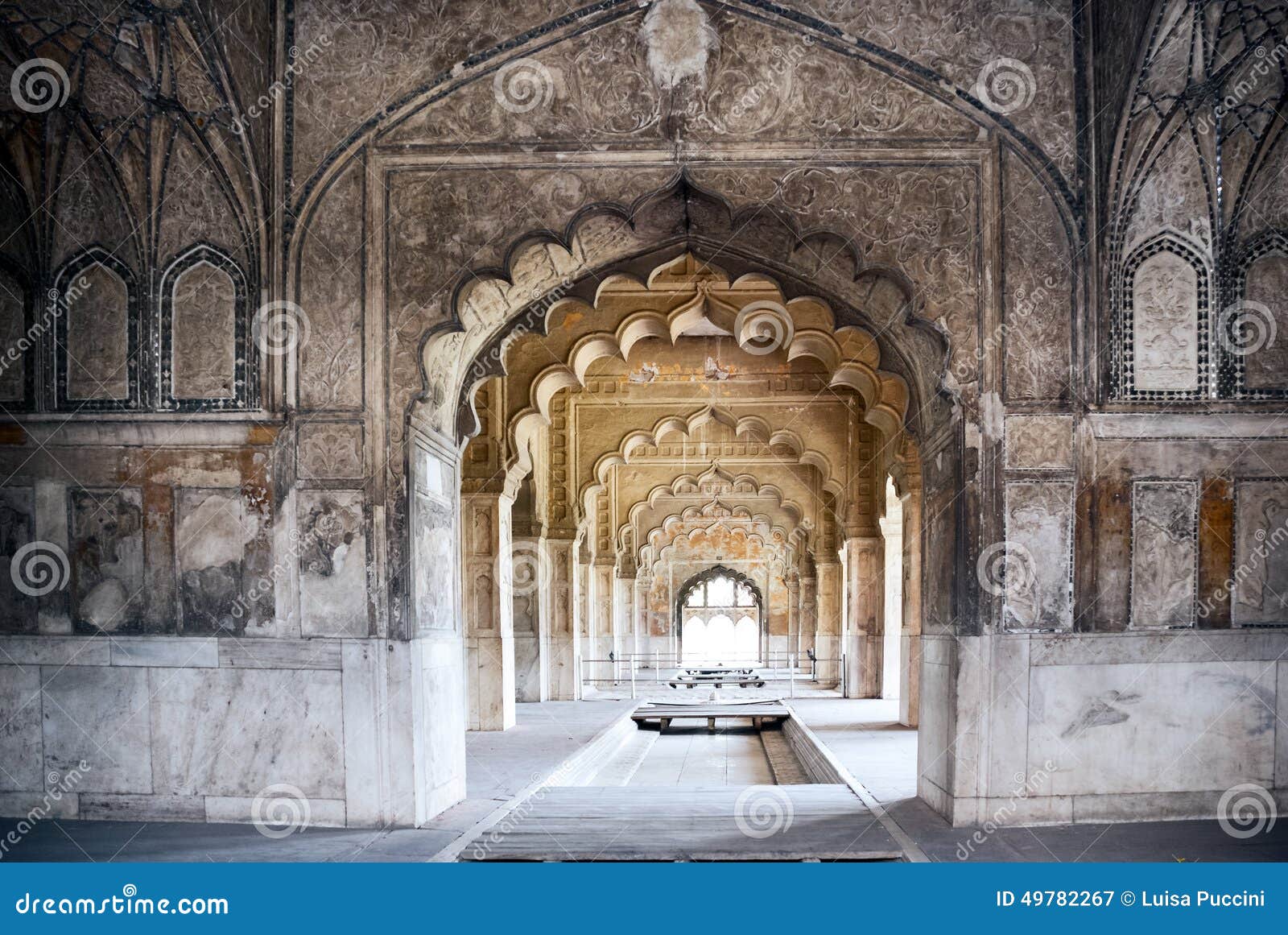 The Red fort of Delhi stock image. Image of agra, pradesh - 49782267