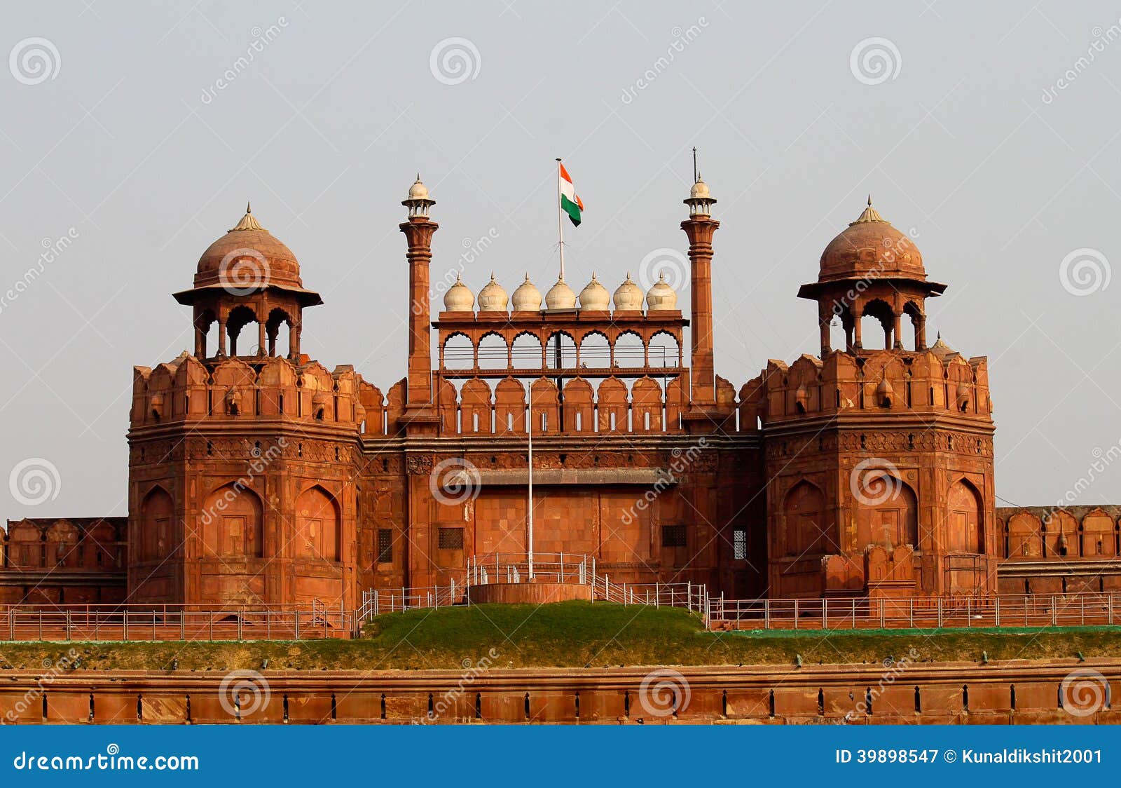 Red Fort stock image. Image of architecture, independence - 39898547