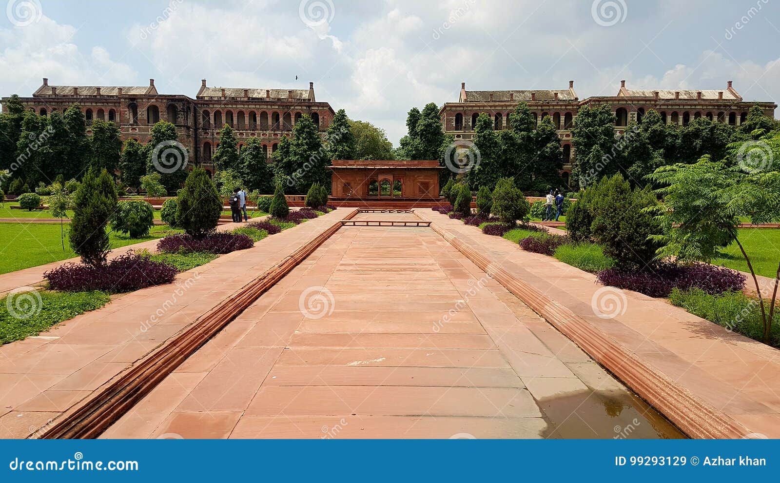 Red fort stock image. Image of plaza, monument, city - 99293129