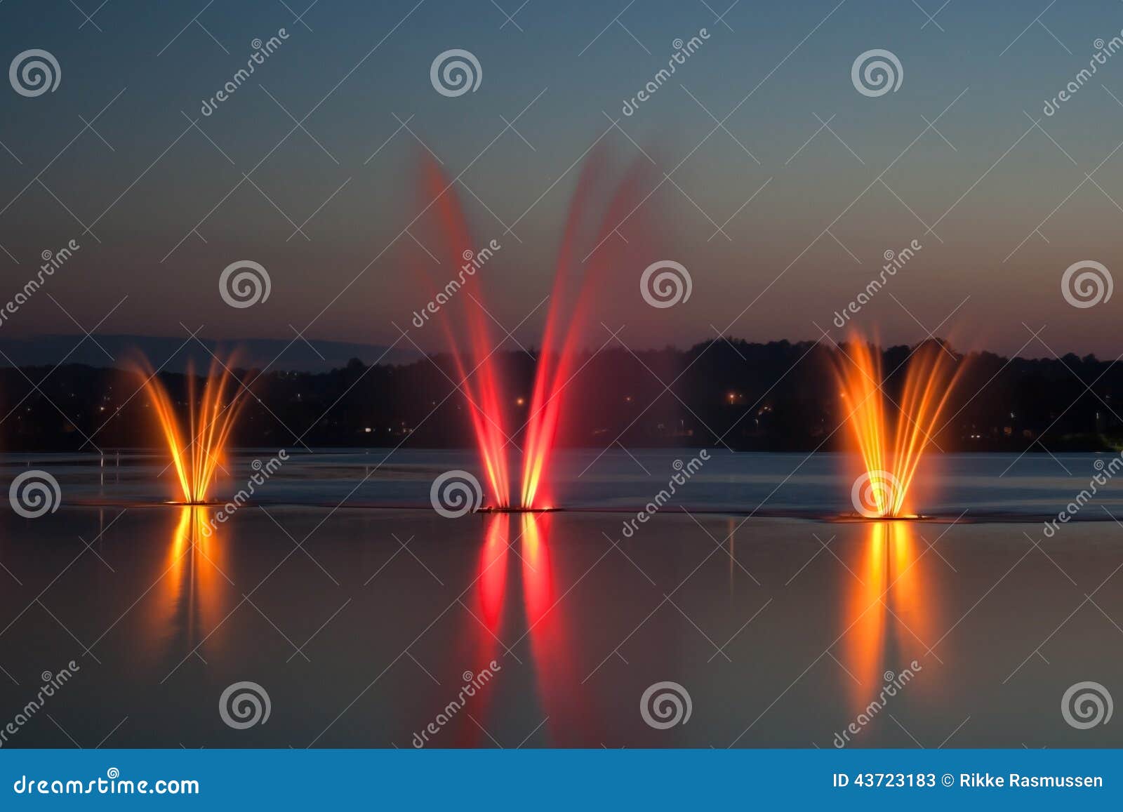 Red fountain stock image. Image of colors, reflection - 43723183