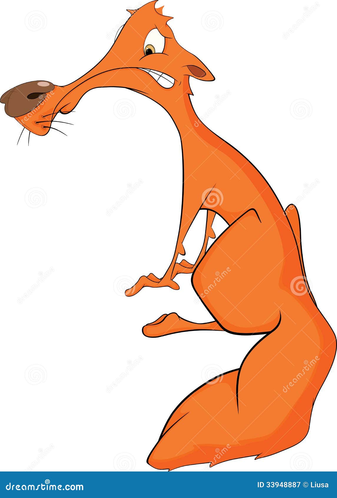 Red fox stock vector. Illustration of swindler, animals - 33948887