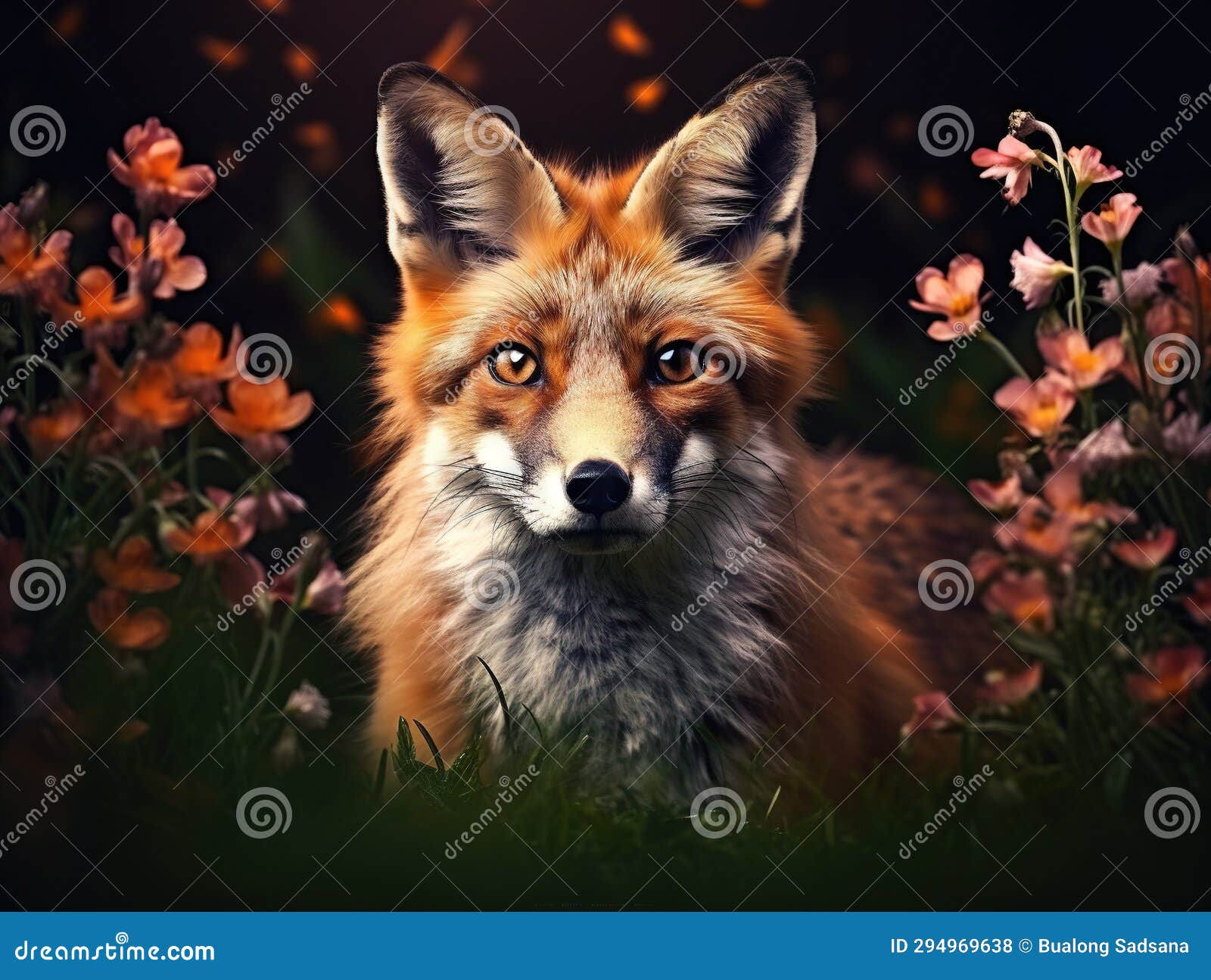 Red Fox Made with Generative AI Illustration Stock Illustration ...