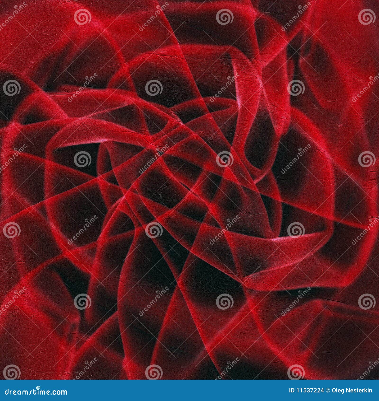 Red fractal stock illustration. Illustration of ornament - 11537224