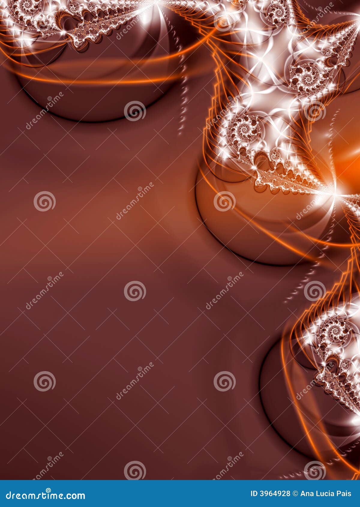 Red Fractal Background stock illustration. Illustration of abstract ...