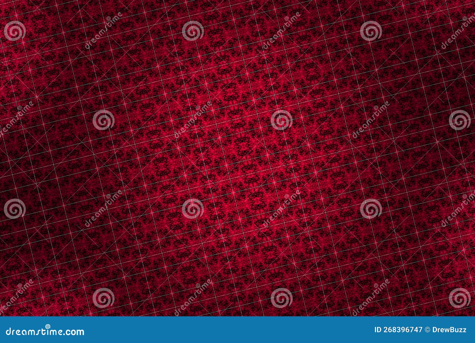 Red Fractal Crystal Shiny Shape Pattern Light Depth Diagonal ...