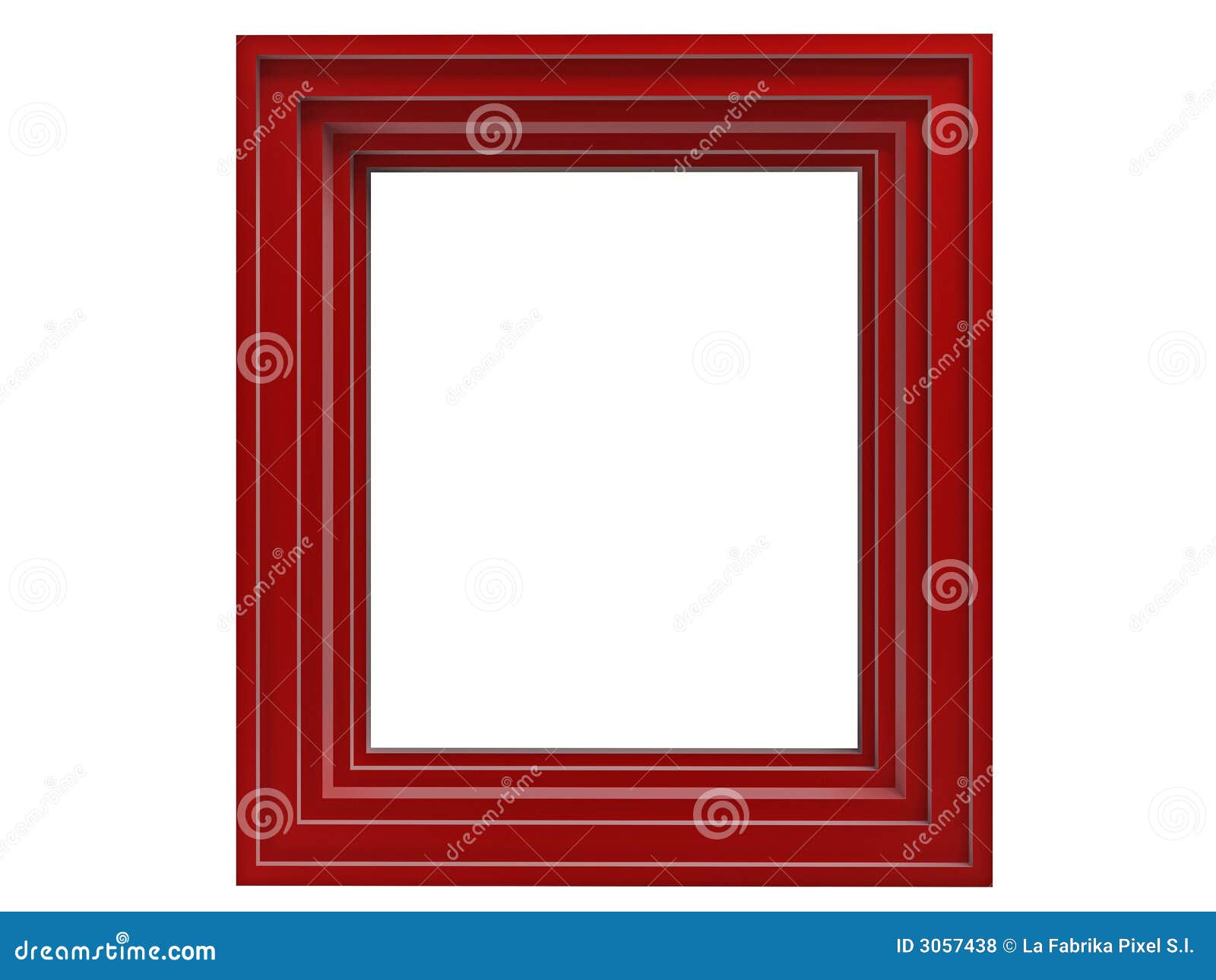 Red frame stock illustration. Illustration of collection - 3057438