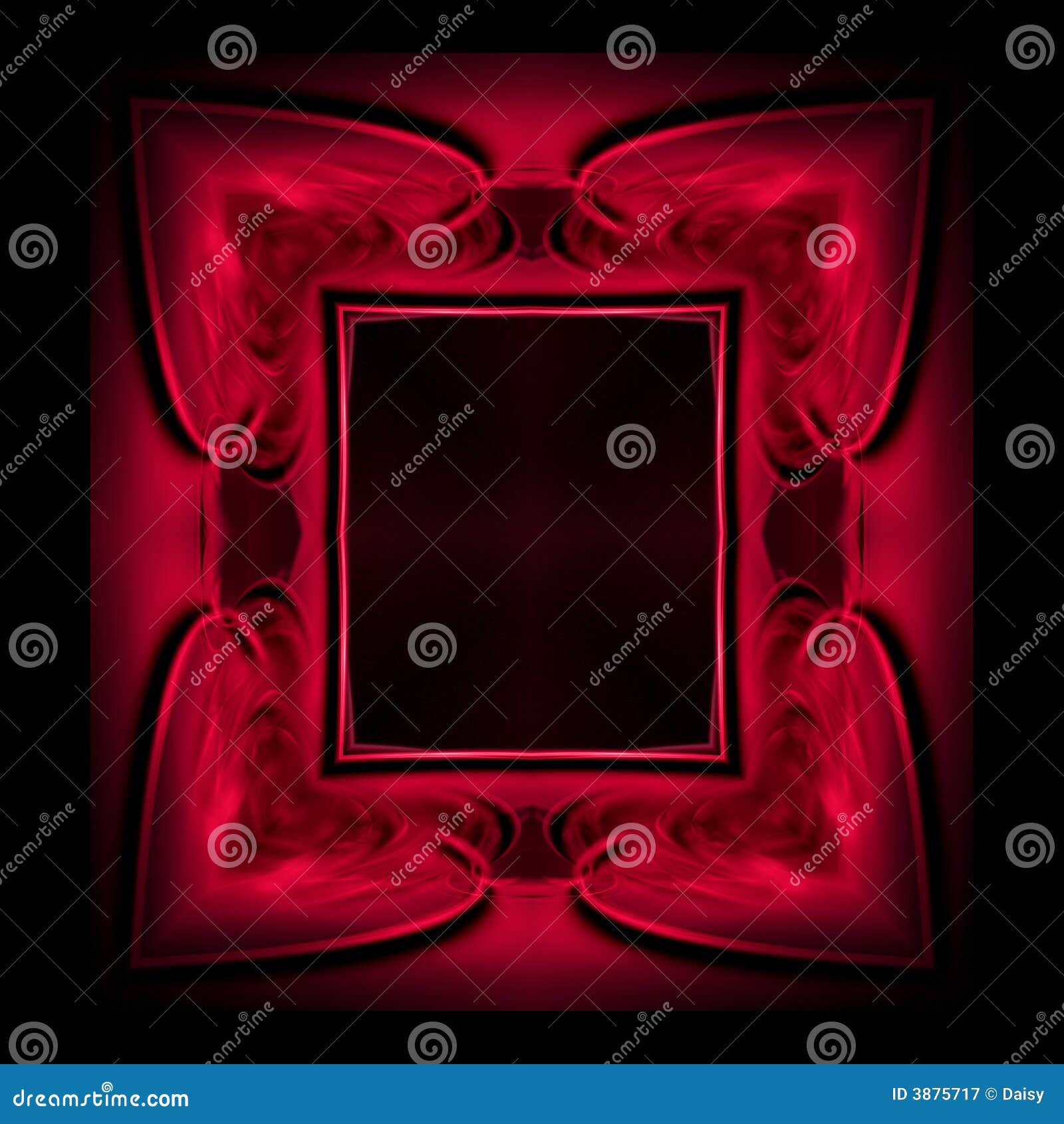 Red frame stock illustration. Illustration of hearts, wallpaper - 3875717