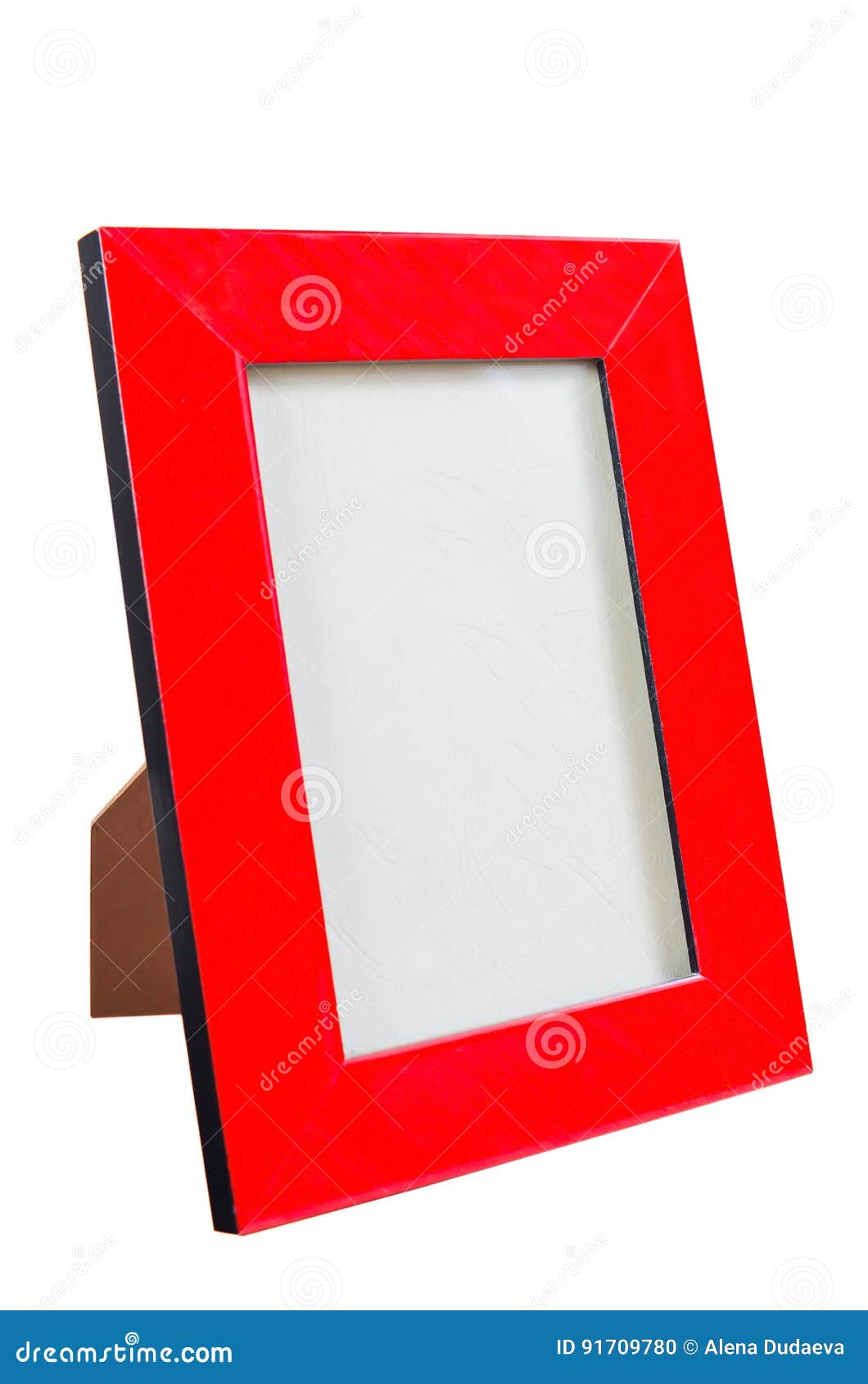 Red Frame Desktop for Photo Stock Photo - Image of material, photograph ...