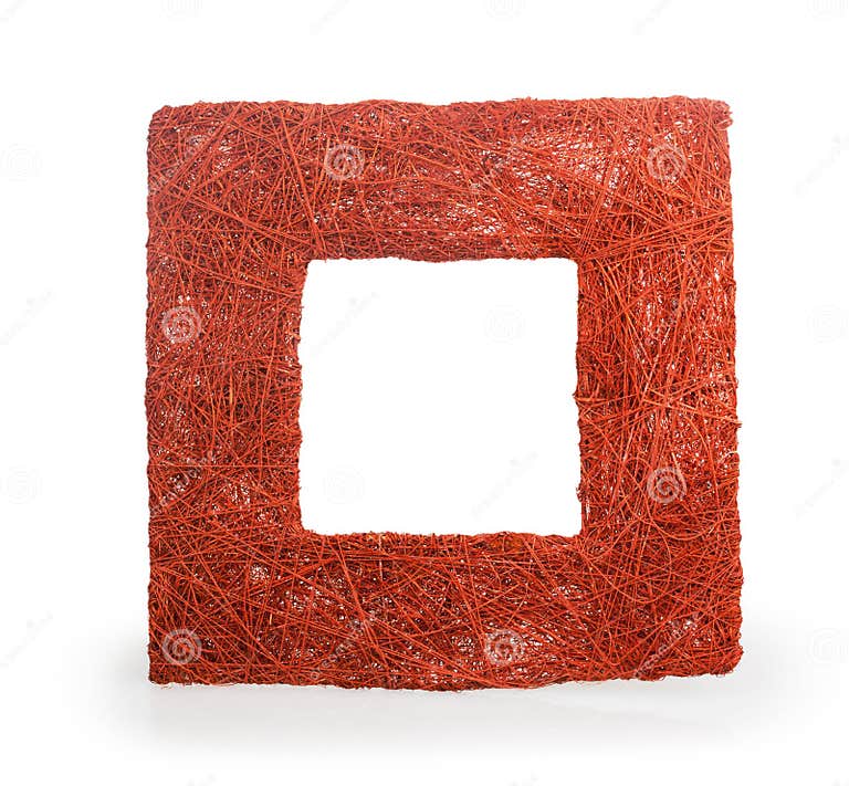 Red frame of thread stock image. Image of frame, clew - 42259041