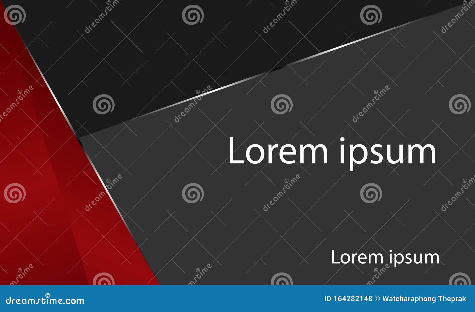 Red Frame Triangle and Black Background Stock Vector - Illustration of ...