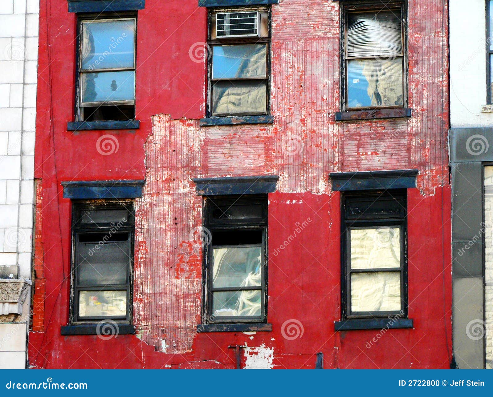 Red frame windows stock photo. Image of crumbling, window - 2722800