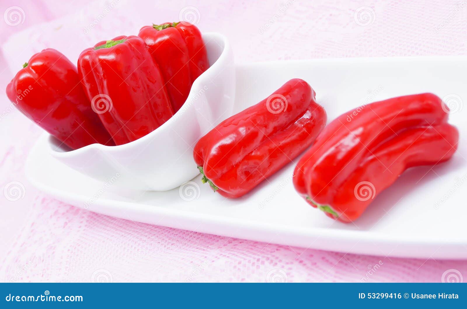 Red Fresh Bell Peppers,sweet Pepper Stock Photo - Image of sweet ...