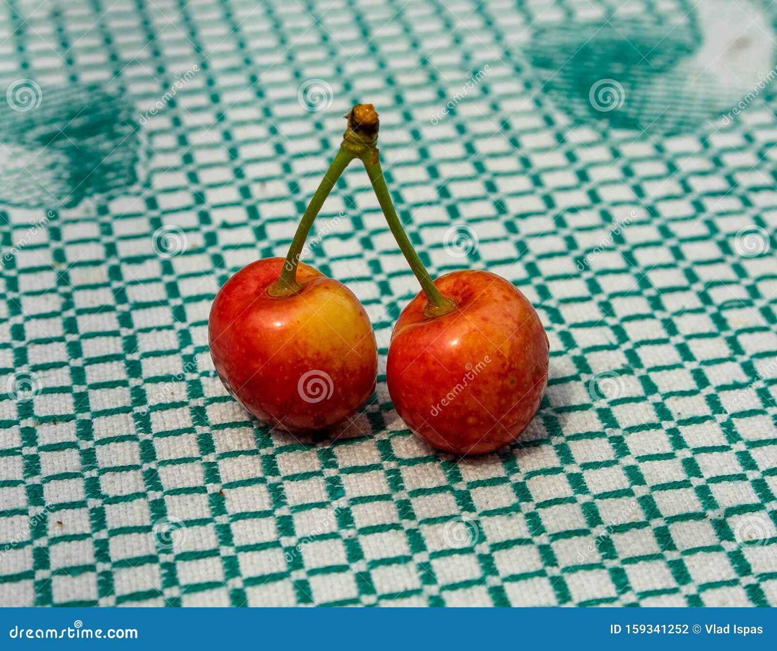 Red Fresh Cherries. Close Up Photo of Cherries Stock Photo - Image of ...