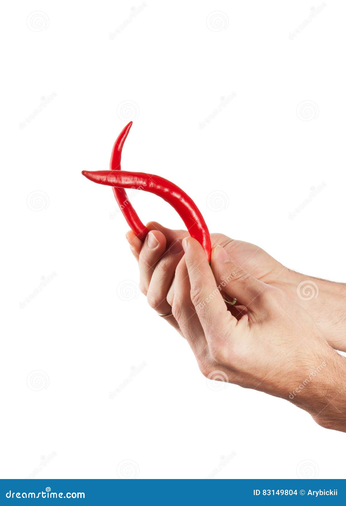Red fresh chilli in hand stock photo. Image of chilli - 83149804