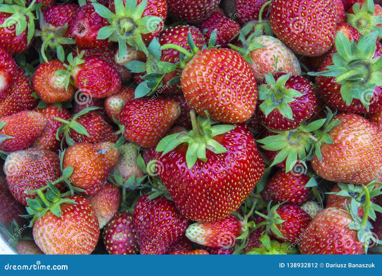 Red Strawberries with Stalks - Background Stock Photo - Image of tasty ...
