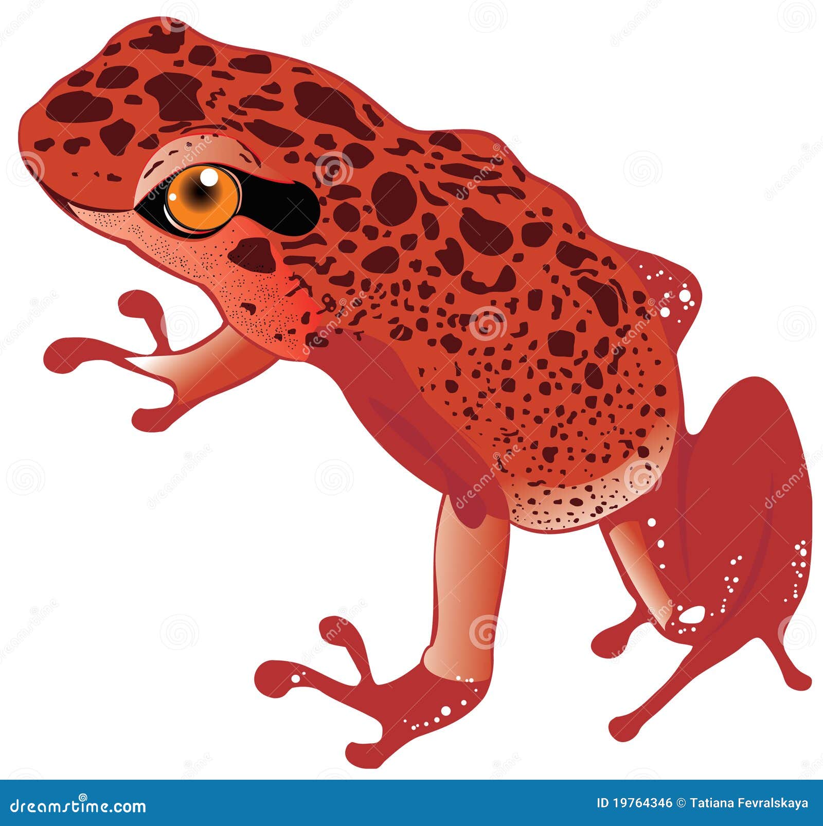 Red Frog Clipart