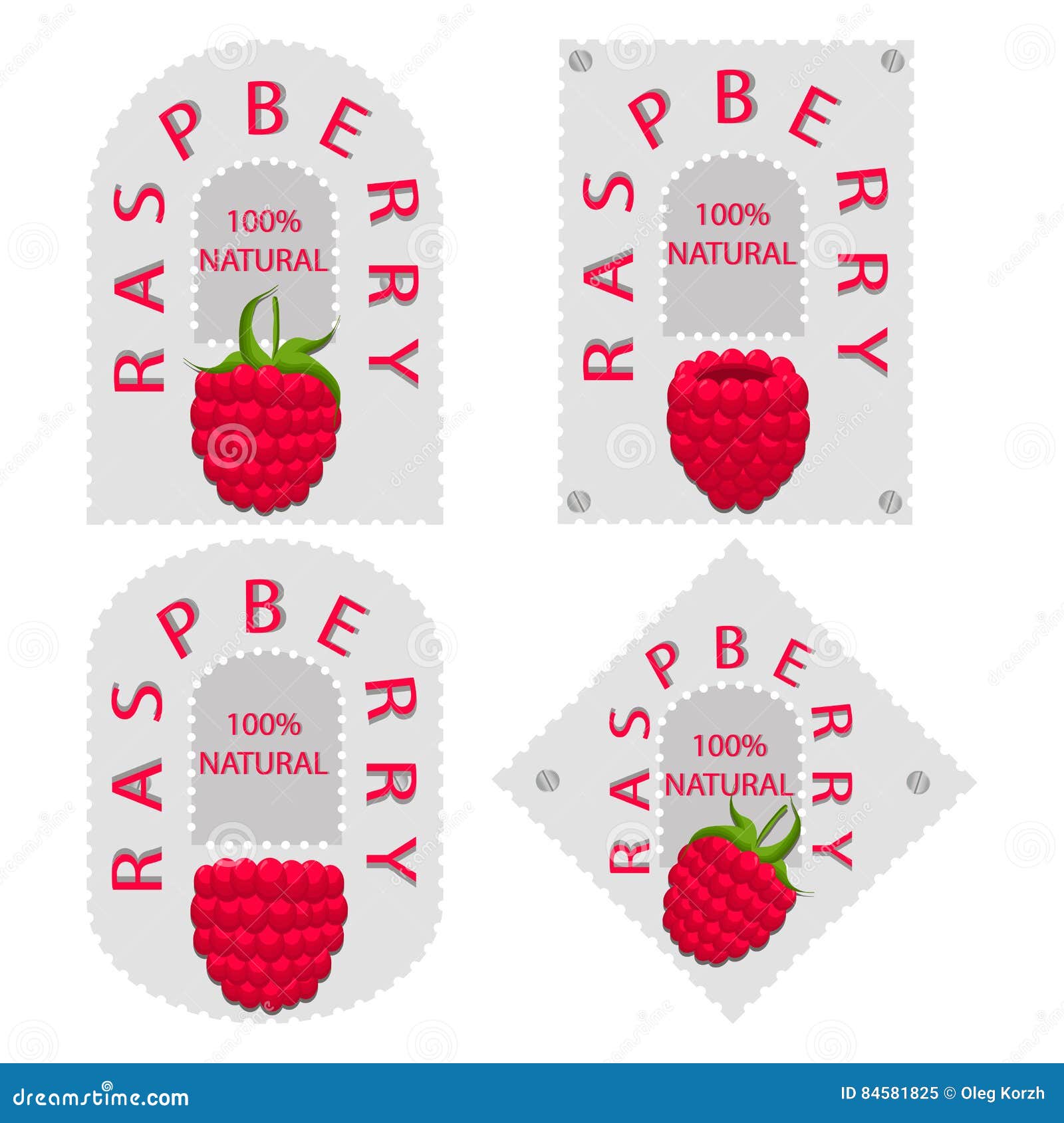 Red fruit raspberry stock vector. Illustration of logo - 84581825