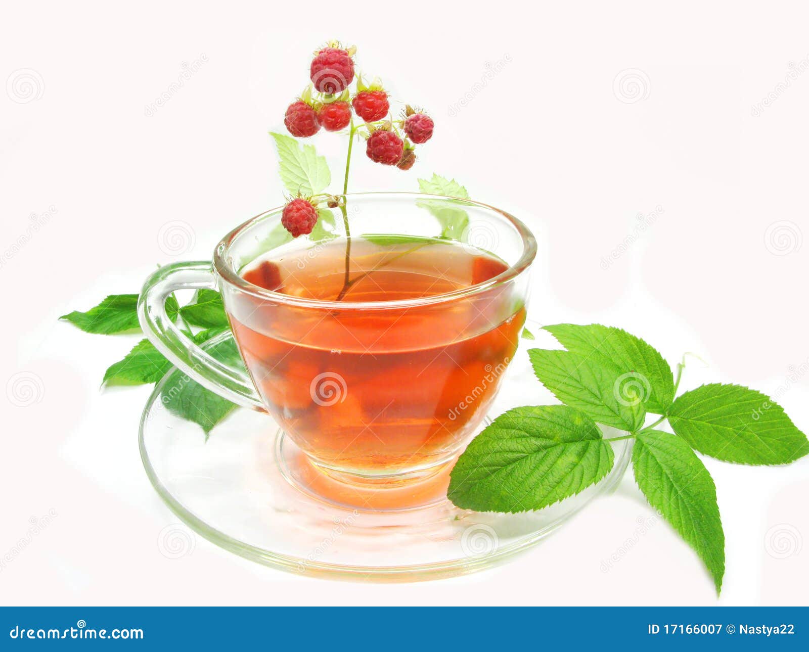 Red Fruit Tea with Raspberry Stock Image - Image of vitamin, snack ...