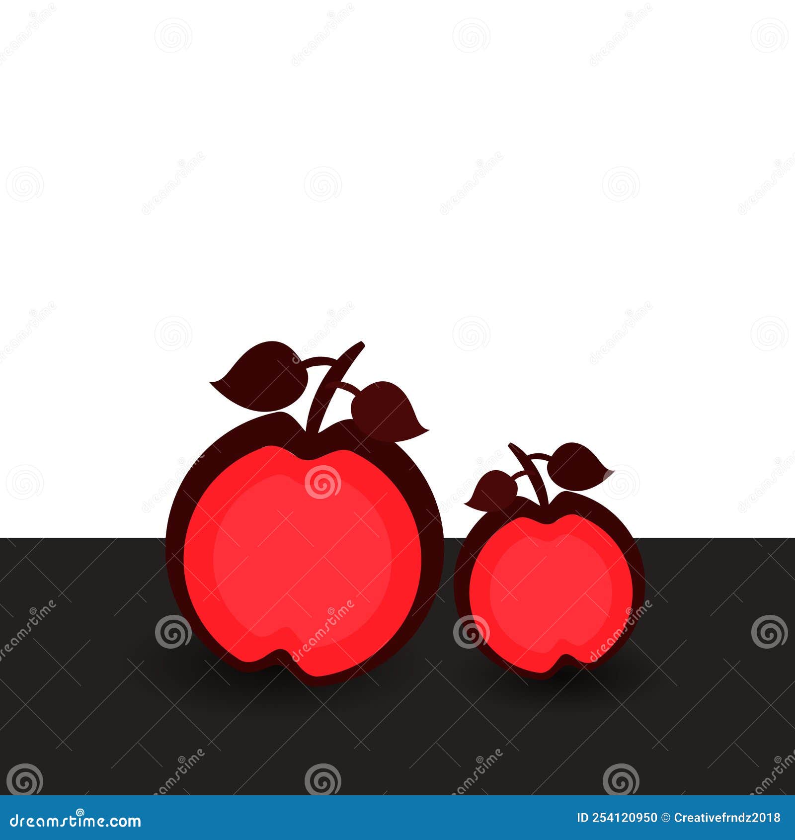 Red Fruits icon Vector Art stock vector. Illustration of nature - 254120950