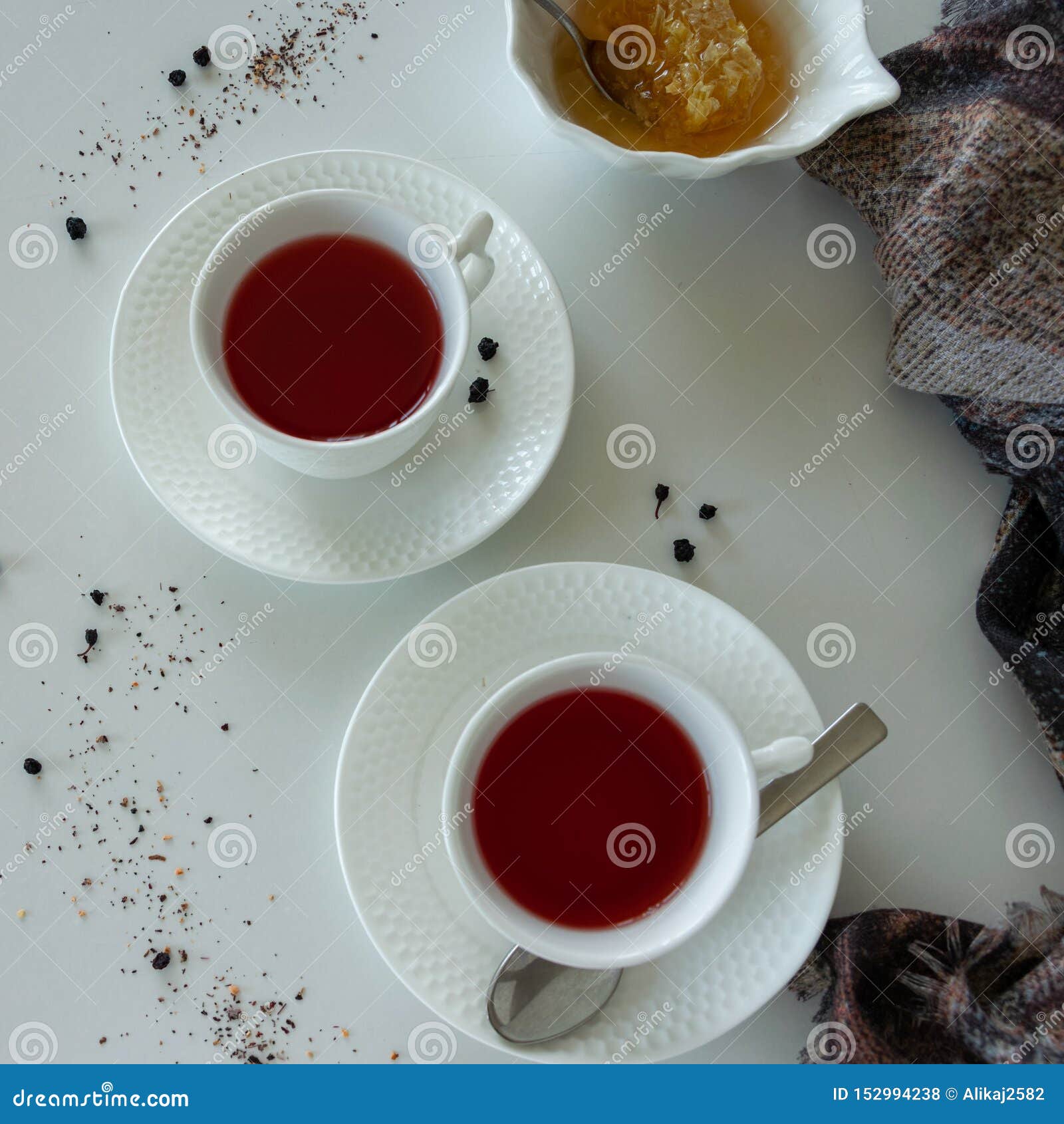 Red Fruits Tea Glasses. Drinks Flat Lay Stock Photo - Image of seasonal ...