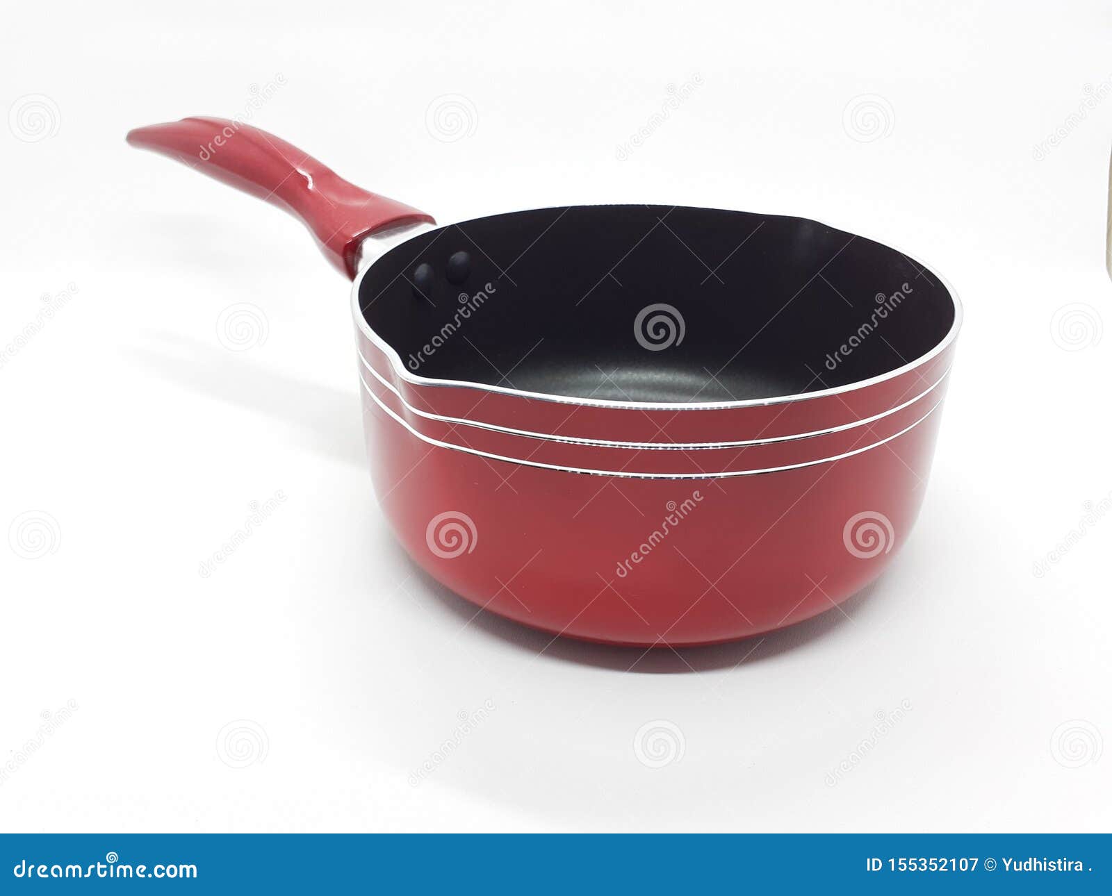 Red Frying Pan Kitchenware on White Background for Graphic Resources 07 ...