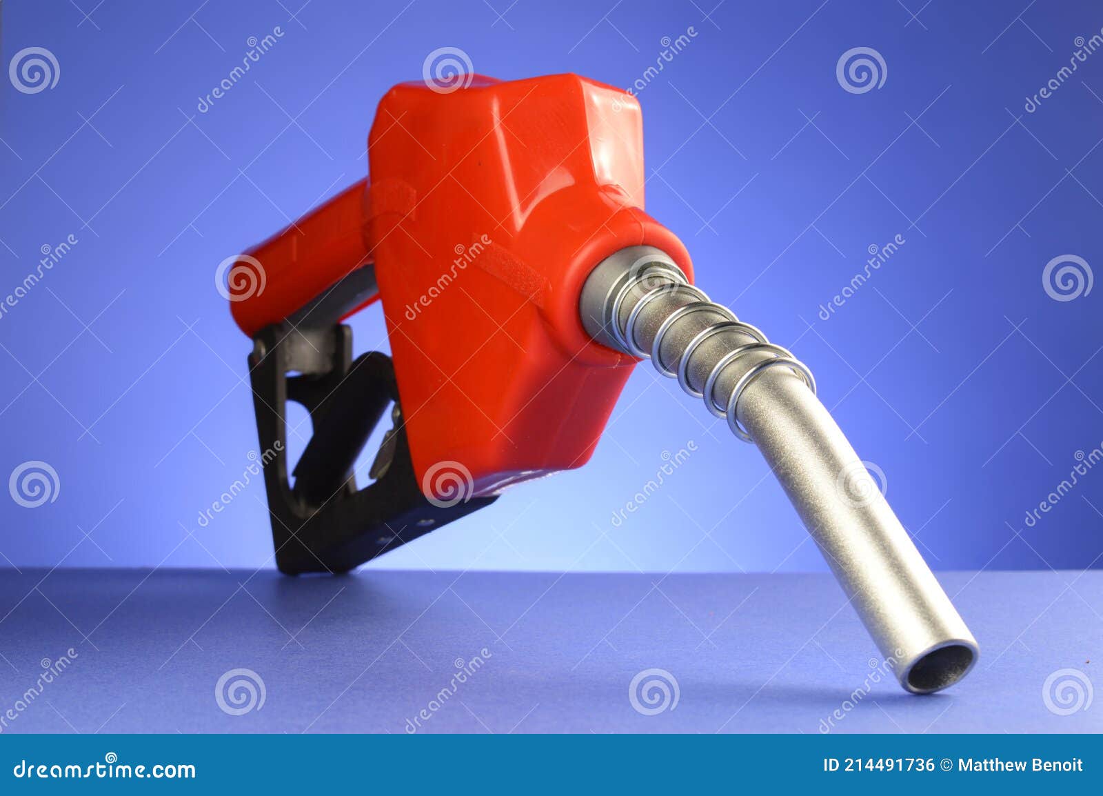 Red Fuel Pump stock photo. Image of petroleum, power - 214491736