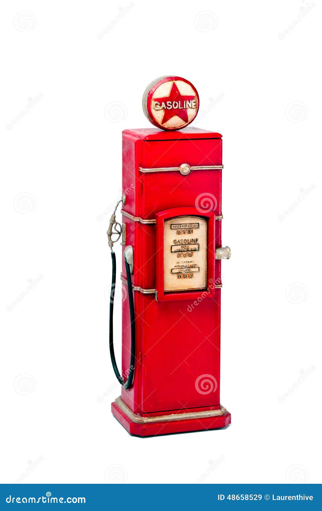 Red fuel pump stock image. Image of fossil, studio, petroleum - 48658529