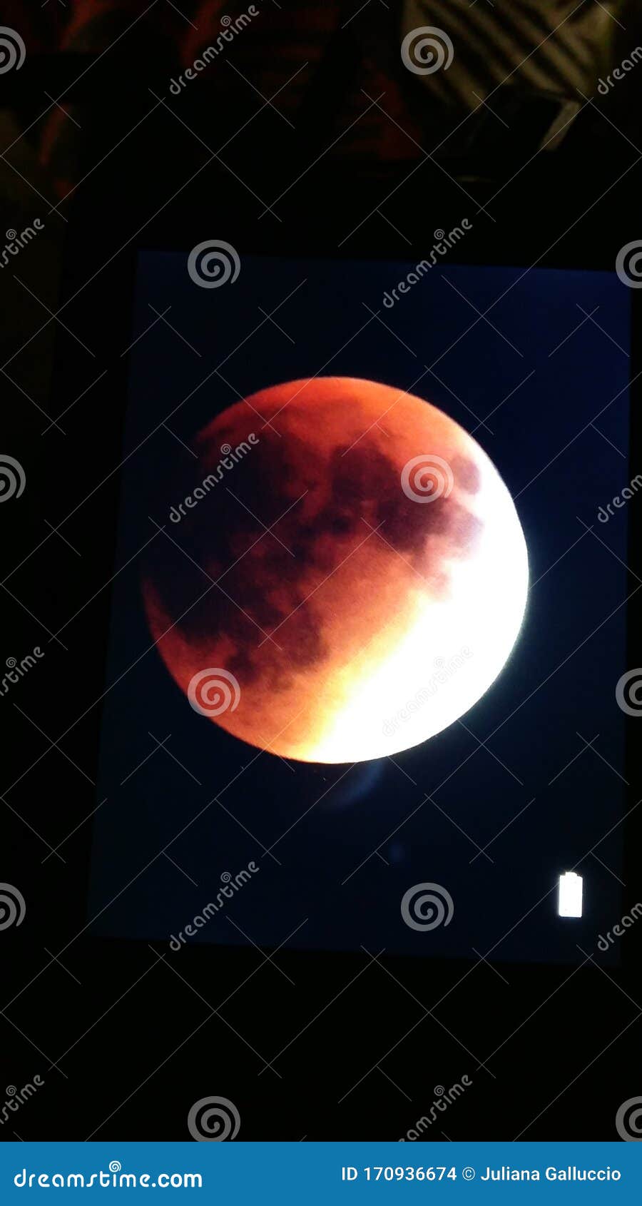 Red full moon stock photo. Image of unique, nature, full - 170936674