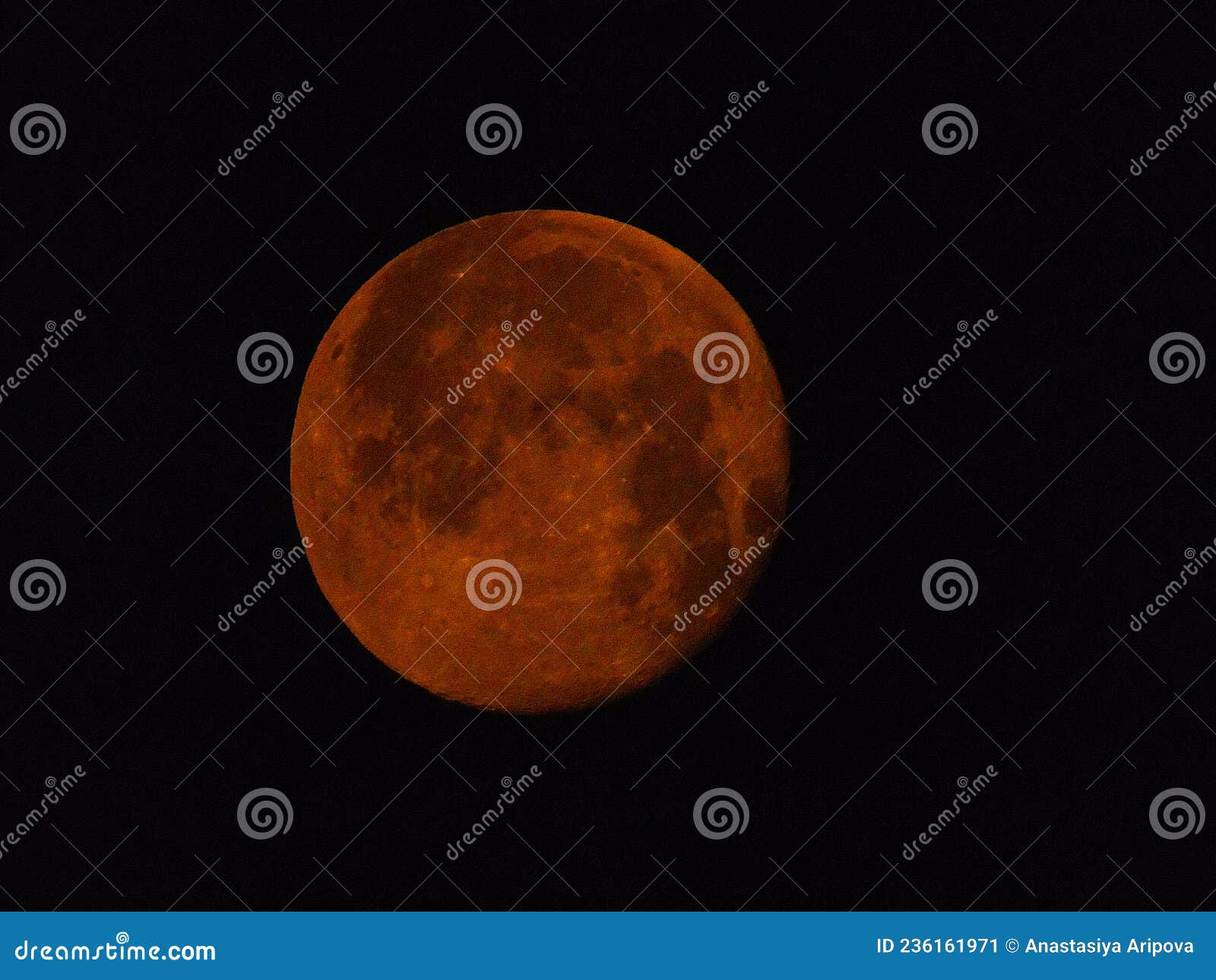 Red full moon stock image. Image of moon, astronomy - 236161971