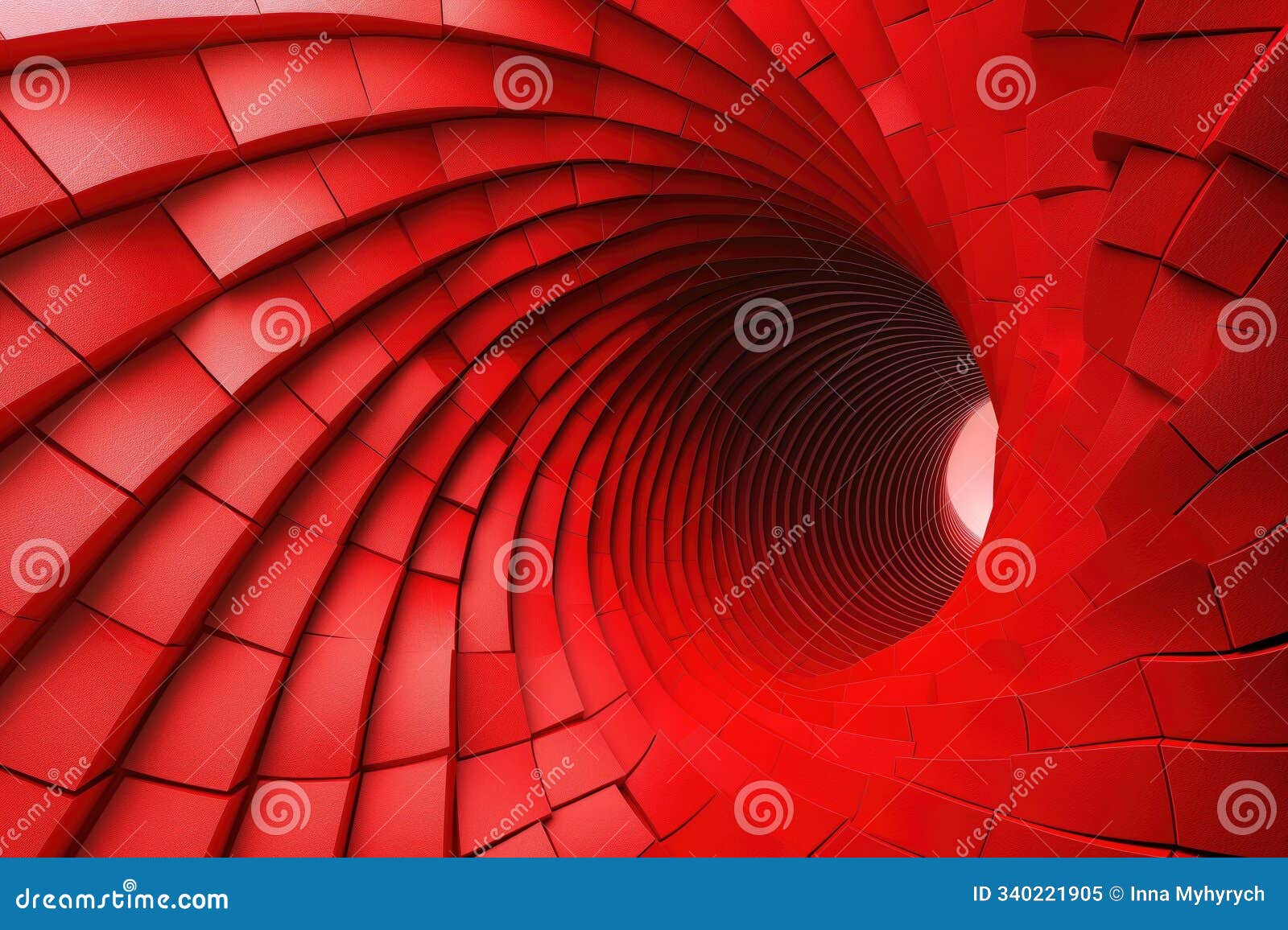 Red Funnel Abstract Background Stock Illustration - Illustration of ...