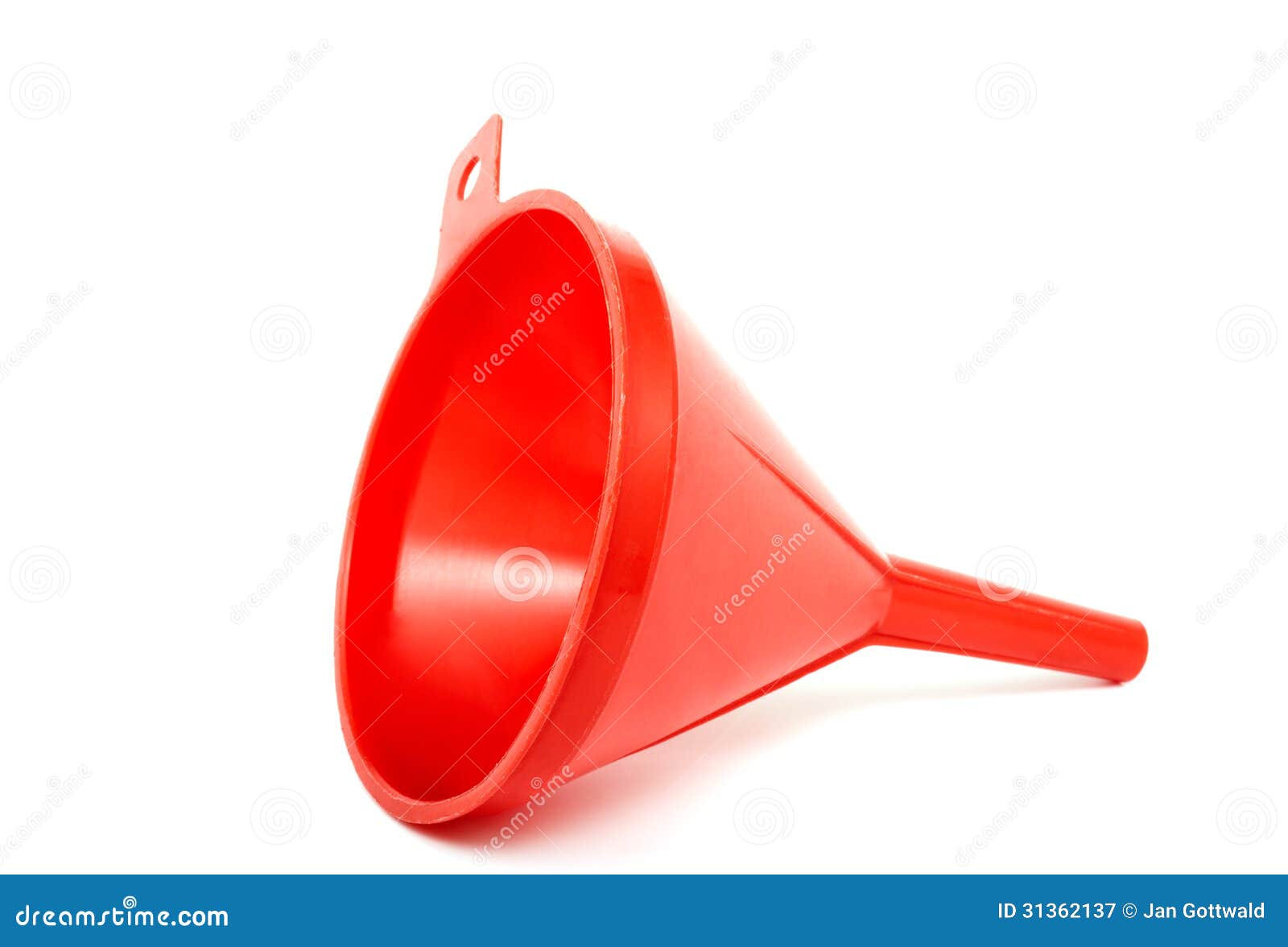 Red funnel stock image. Image of background, closeup - 31362137