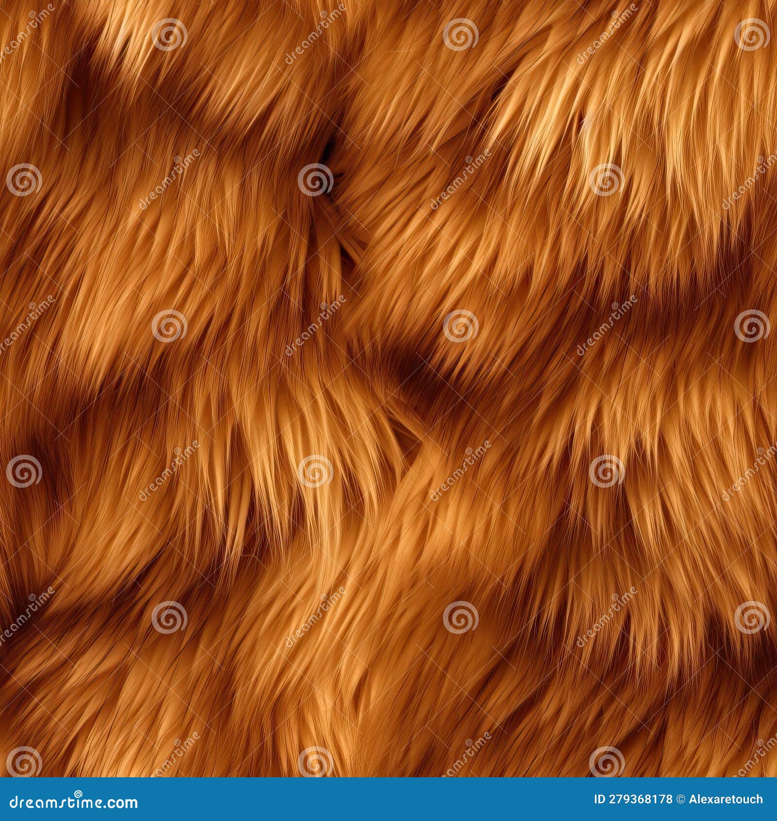 Red Fur Texture Design Fund Stock Illustration - Illustration of animal ...