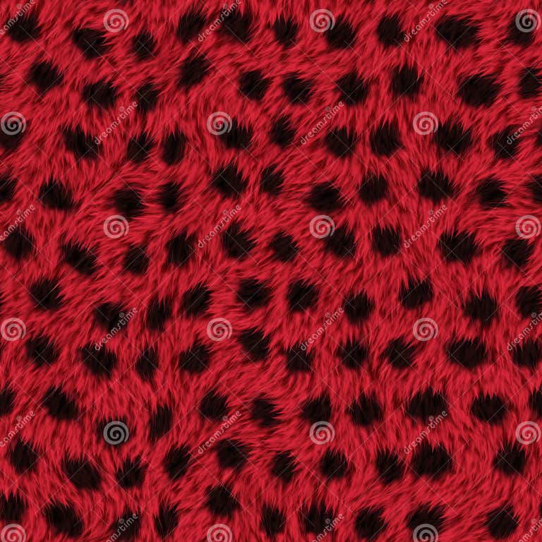 Red fur texture with spots stock image. Image of pattern - 55381003