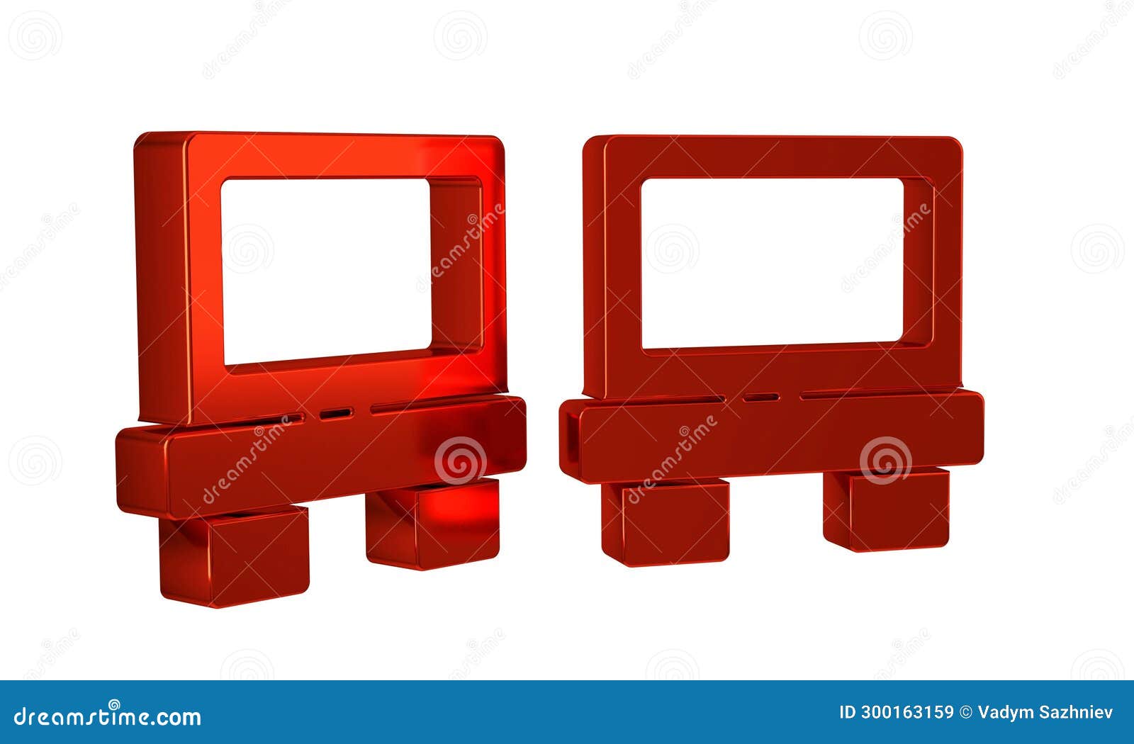 Red Fuse of Electrical Protection Component Icon Isolated on ...