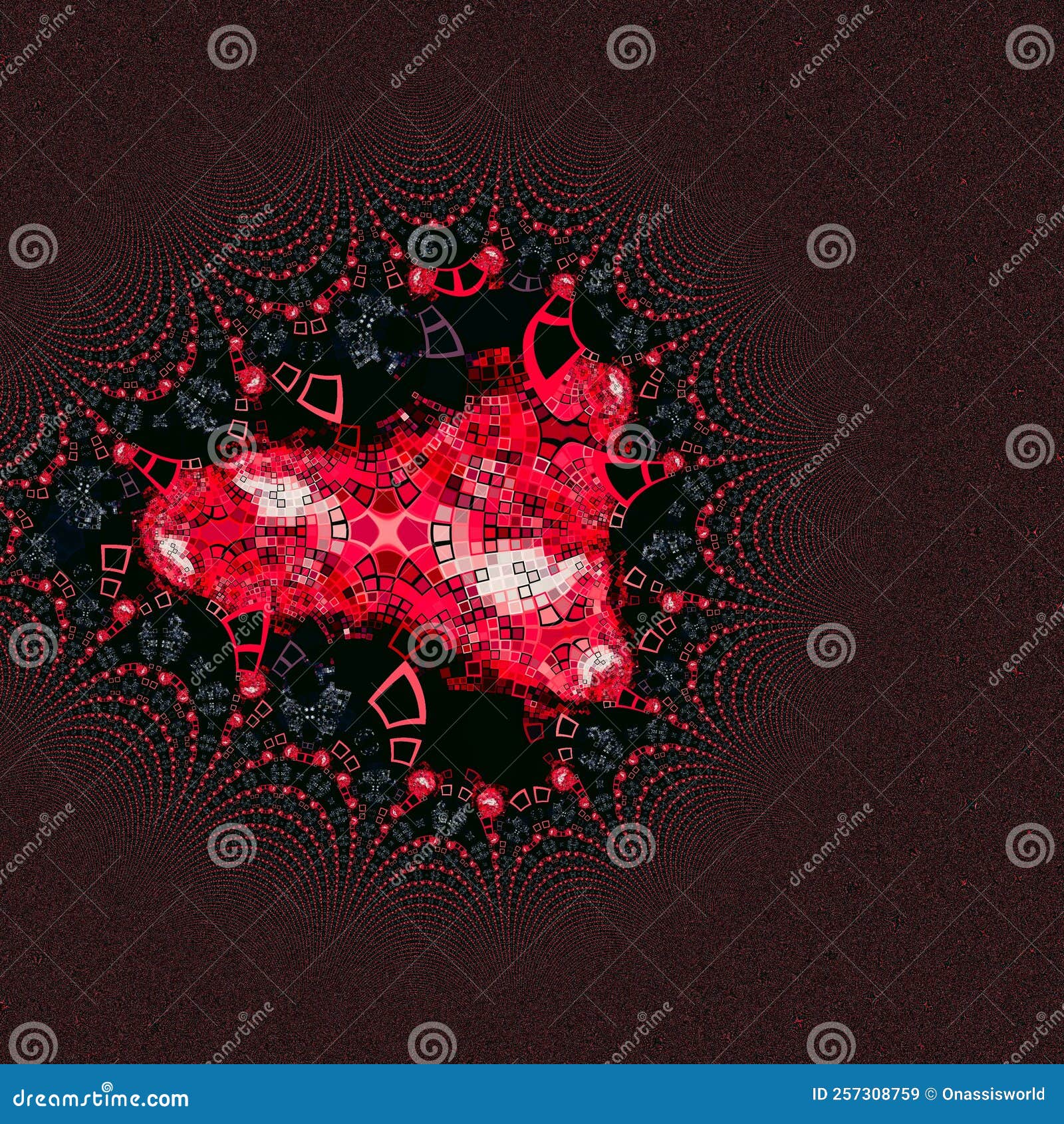 Red Future Abstract Background Shapes Blurs Stock Illustration ...