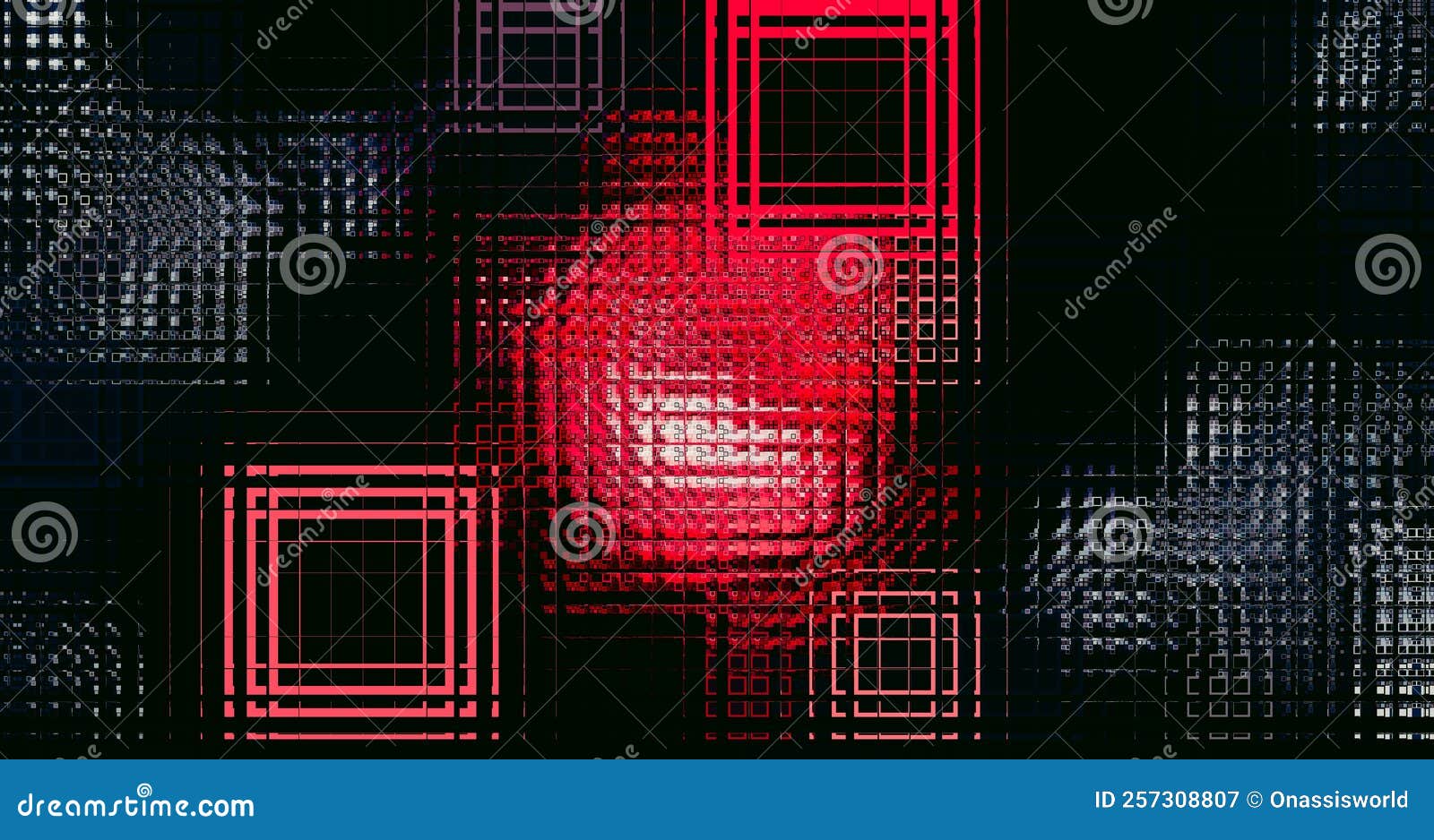 Red Future Abstract Background Shapes Blurs Stock Illustration ...