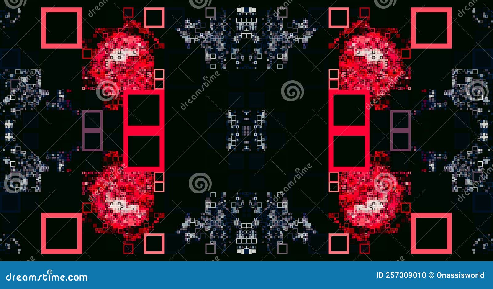 Red Future Abstract Background Shapes Blurs Stock Illustration ...