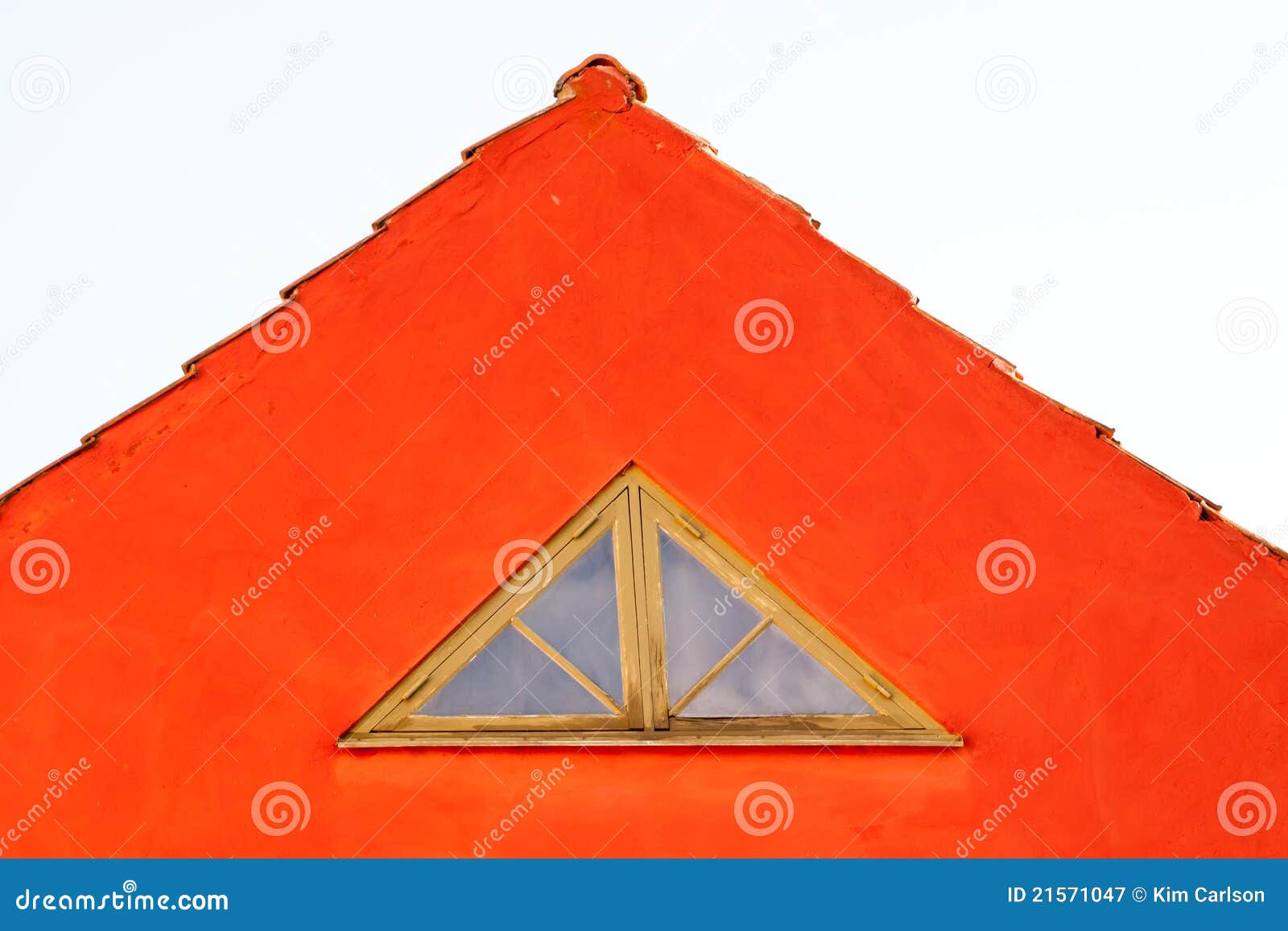 Red gable stock image. Image of housegable, house, construction - 21571047