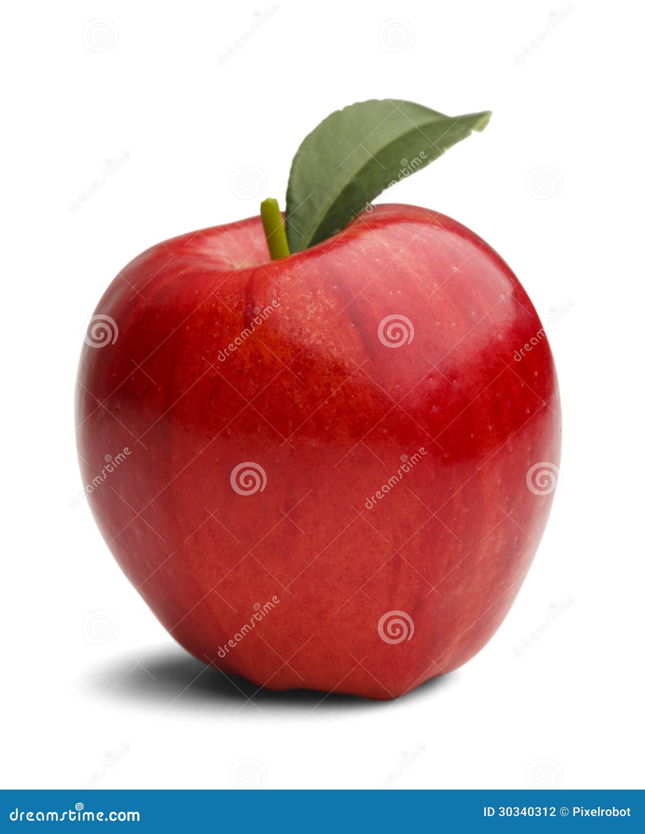 Red Gala Apple stock photo. Image of leaf, healthy, smooth - 30340312