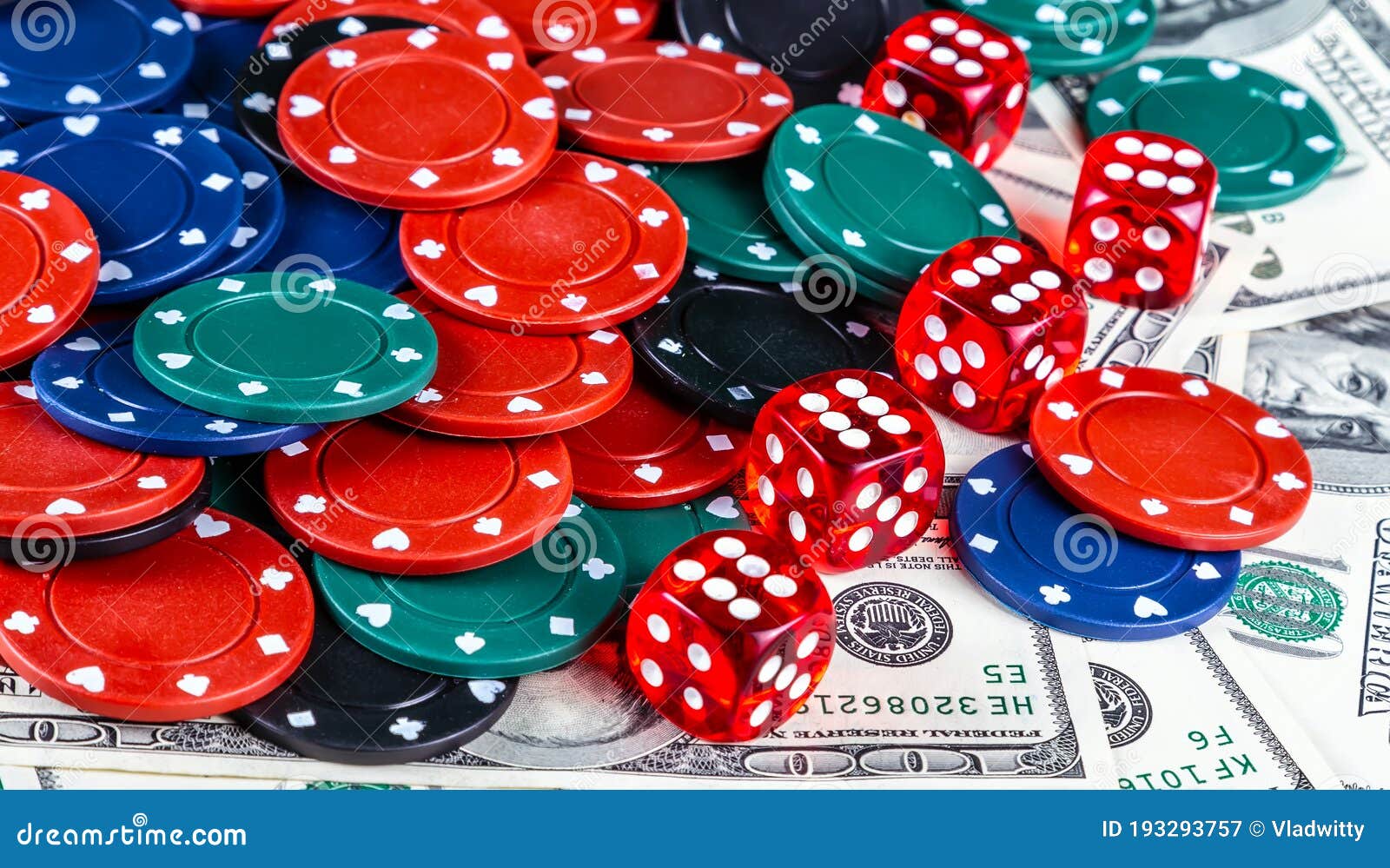 Red Game Craps Dice Casino Gambling Table Stock Image - Image of money ...