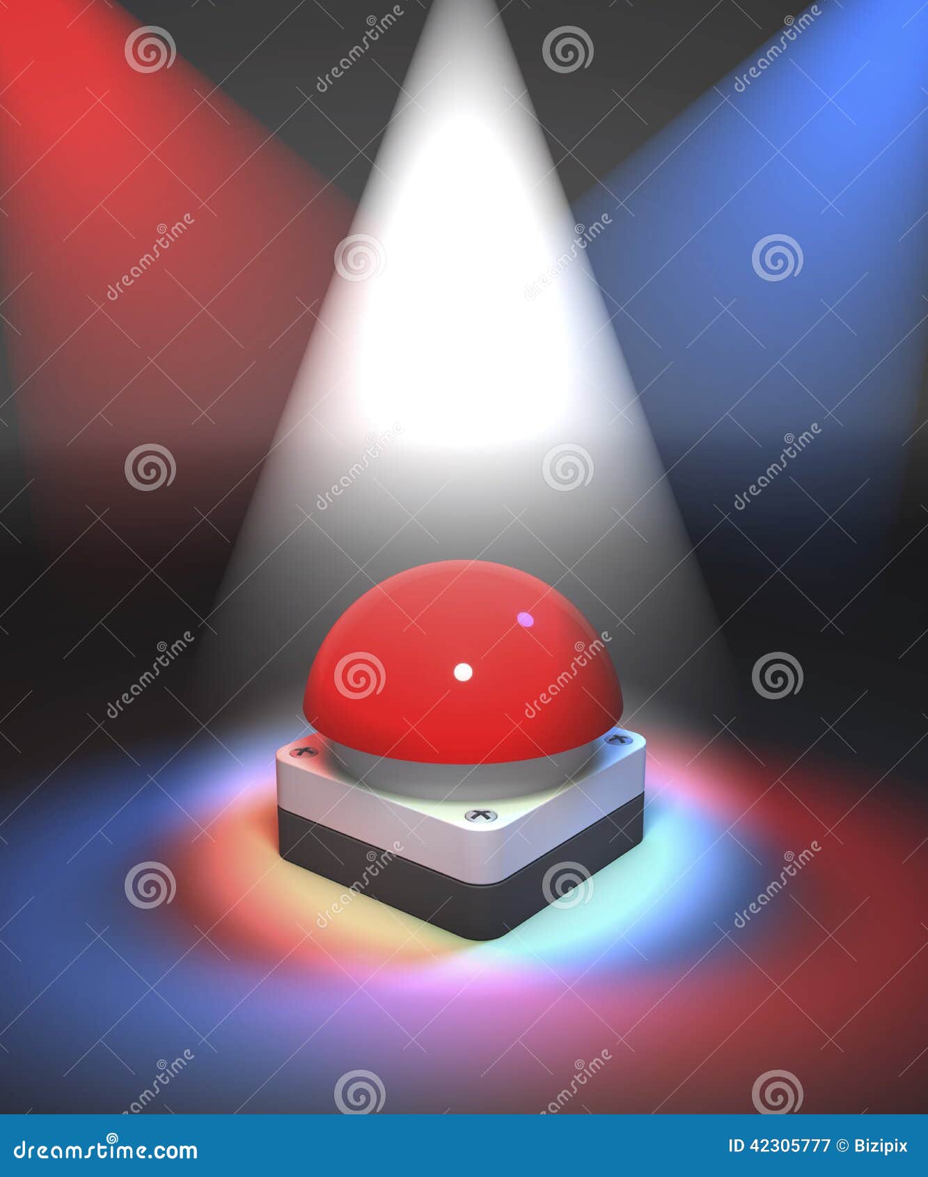 Buzzer Cartoon Vector | CartoonDealer.com #13486445