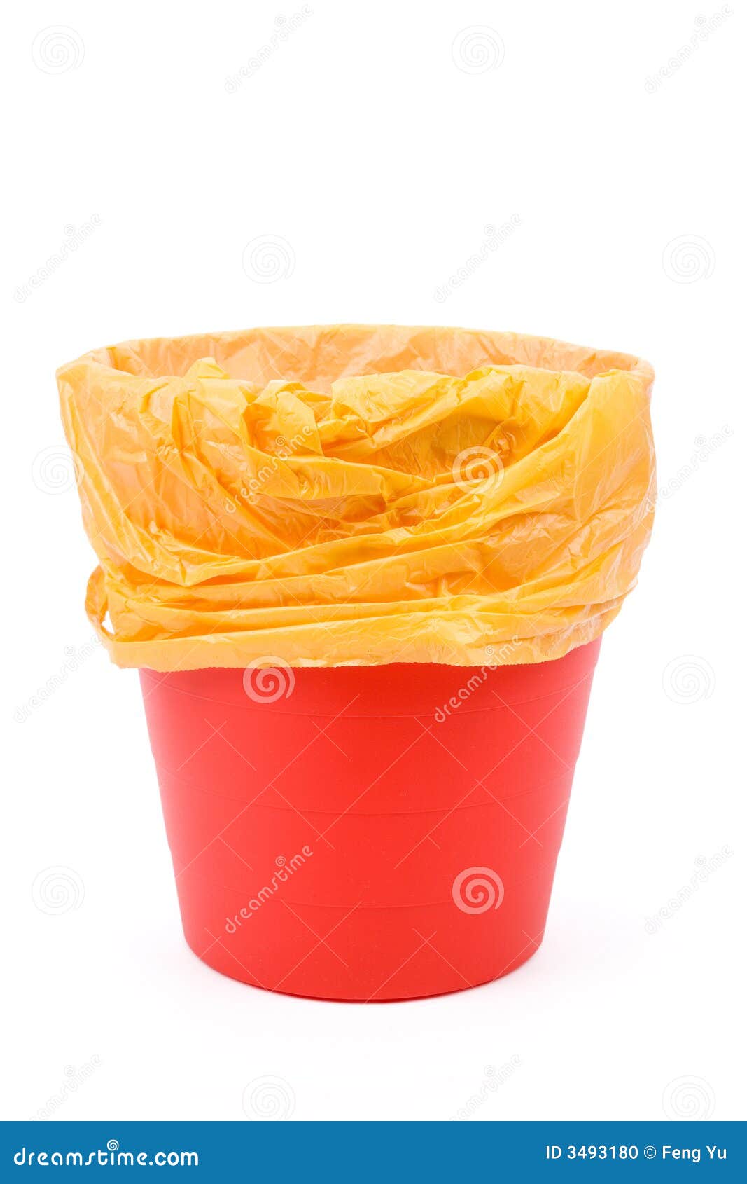 Red Garbage can stock photo. Image of equipment, background - 3493180