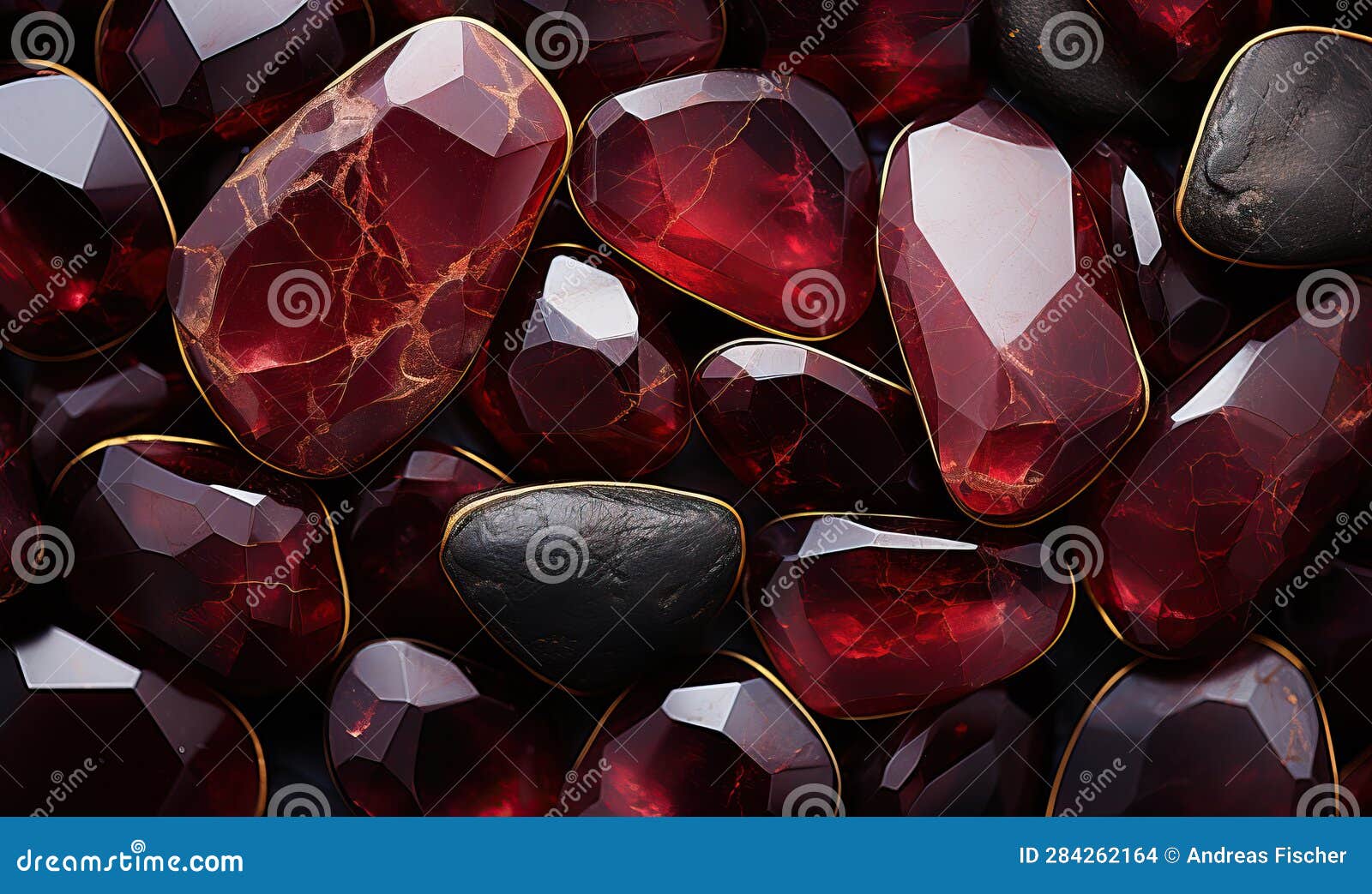 Red Garnet Stones Background, Beautiful Background of Pomegranate ...