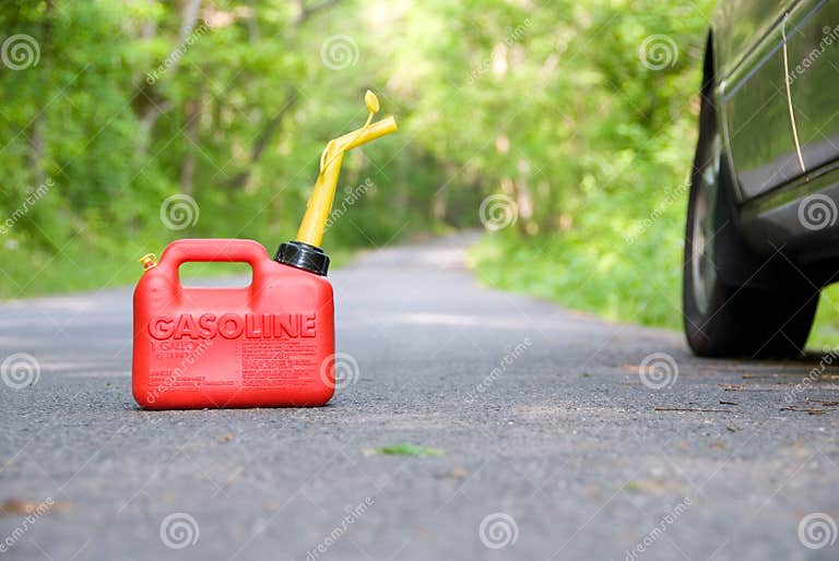 Red Gas Can stock photo. Image of casual, countryside, forest - 739152