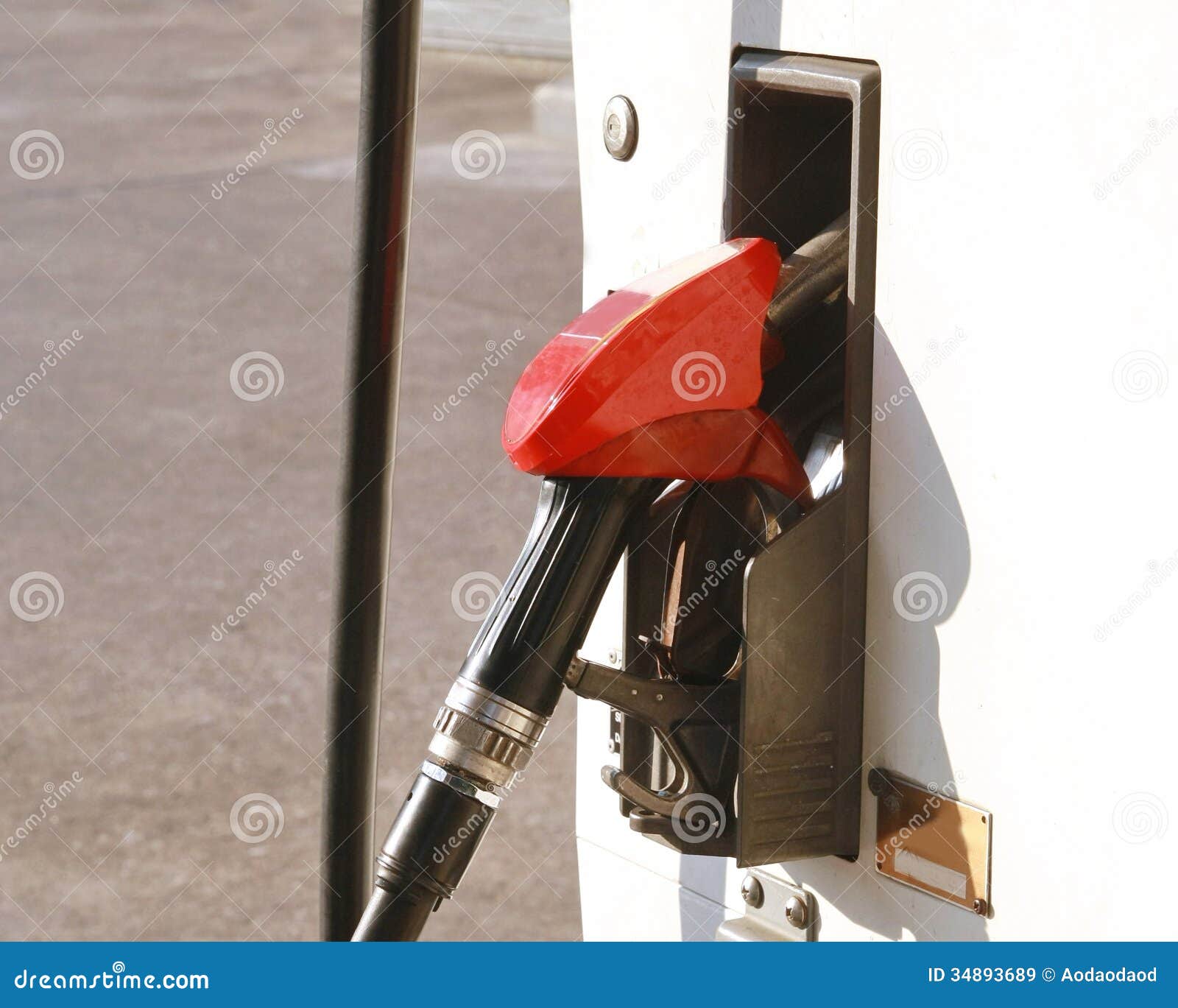 Red gas pump stock image. Image of environment, engine - 34893689