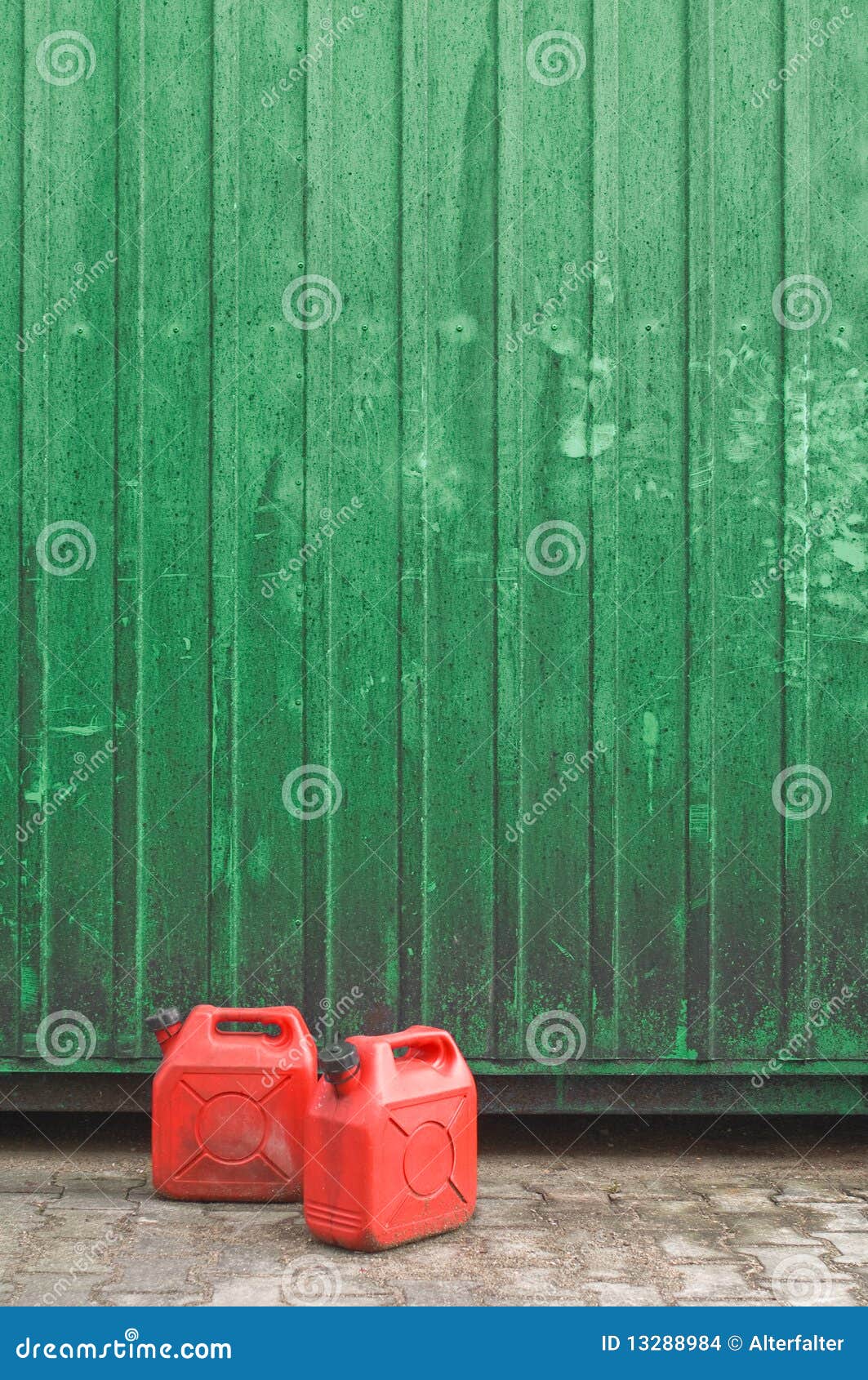 Red gasoline cans stock photo. Image of disposal, cans - 13288984