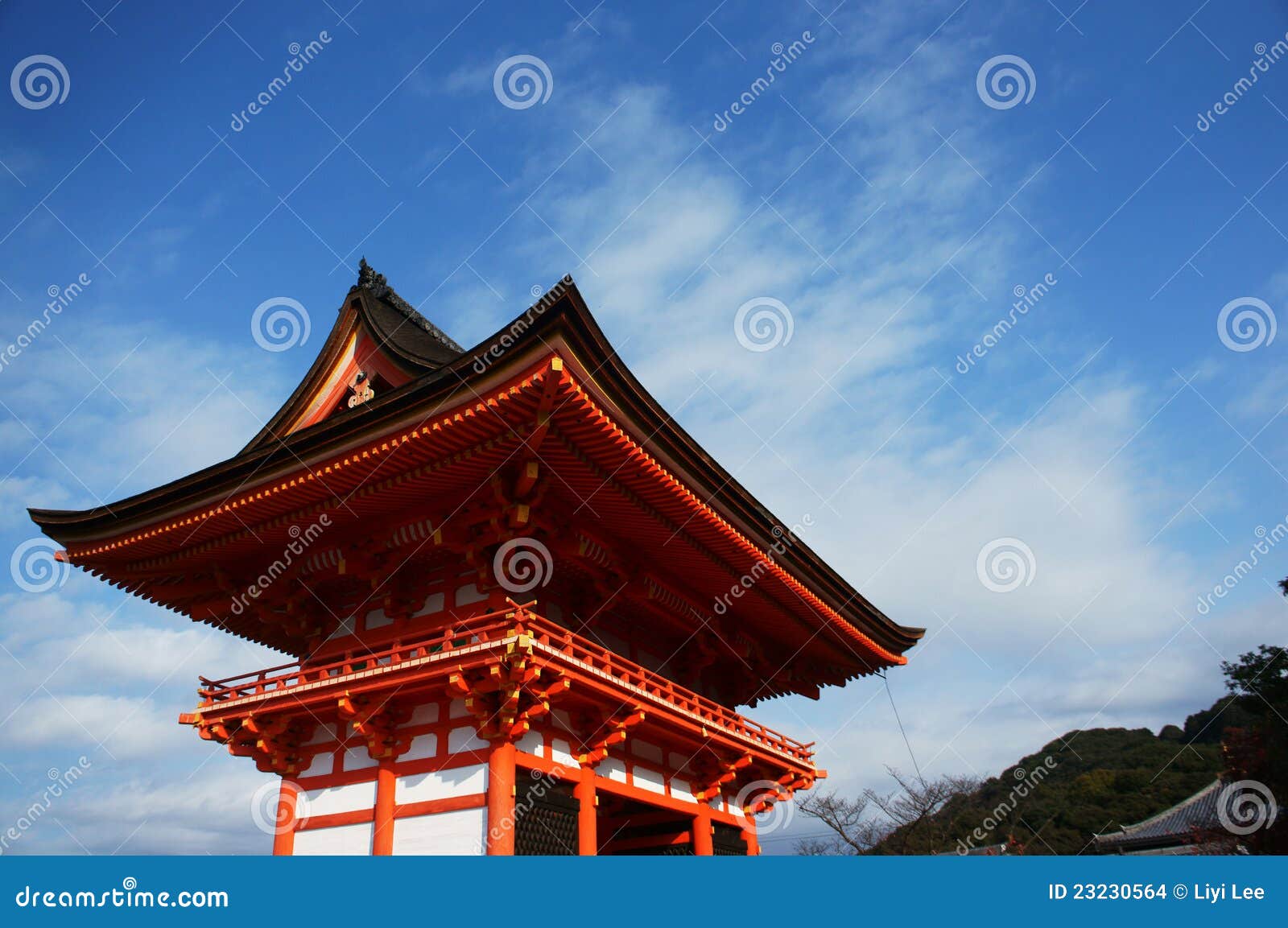 Red Gateway stock photo. Image of kiyomizudera, architecture - 23230564