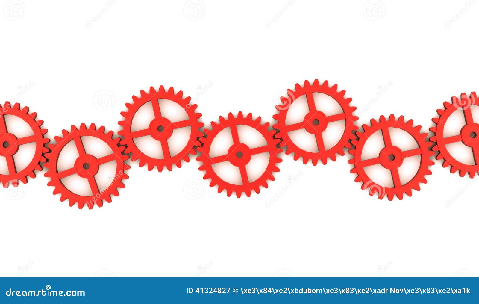Red gears concept stock illustration. Illustration of mechanism - 41324827