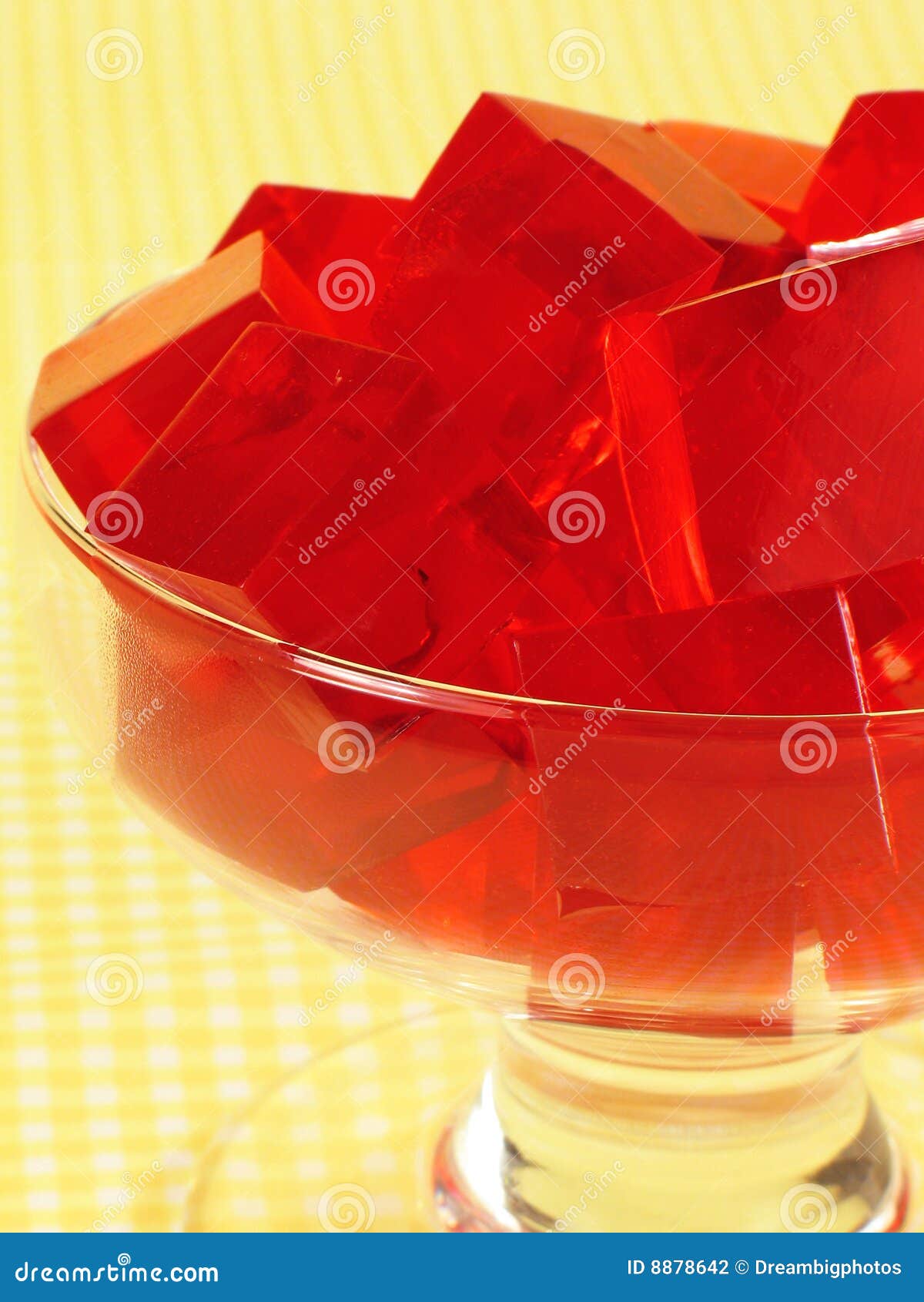 Red Gelatin stock photo. Image of food, dessert, bowl - 8878642