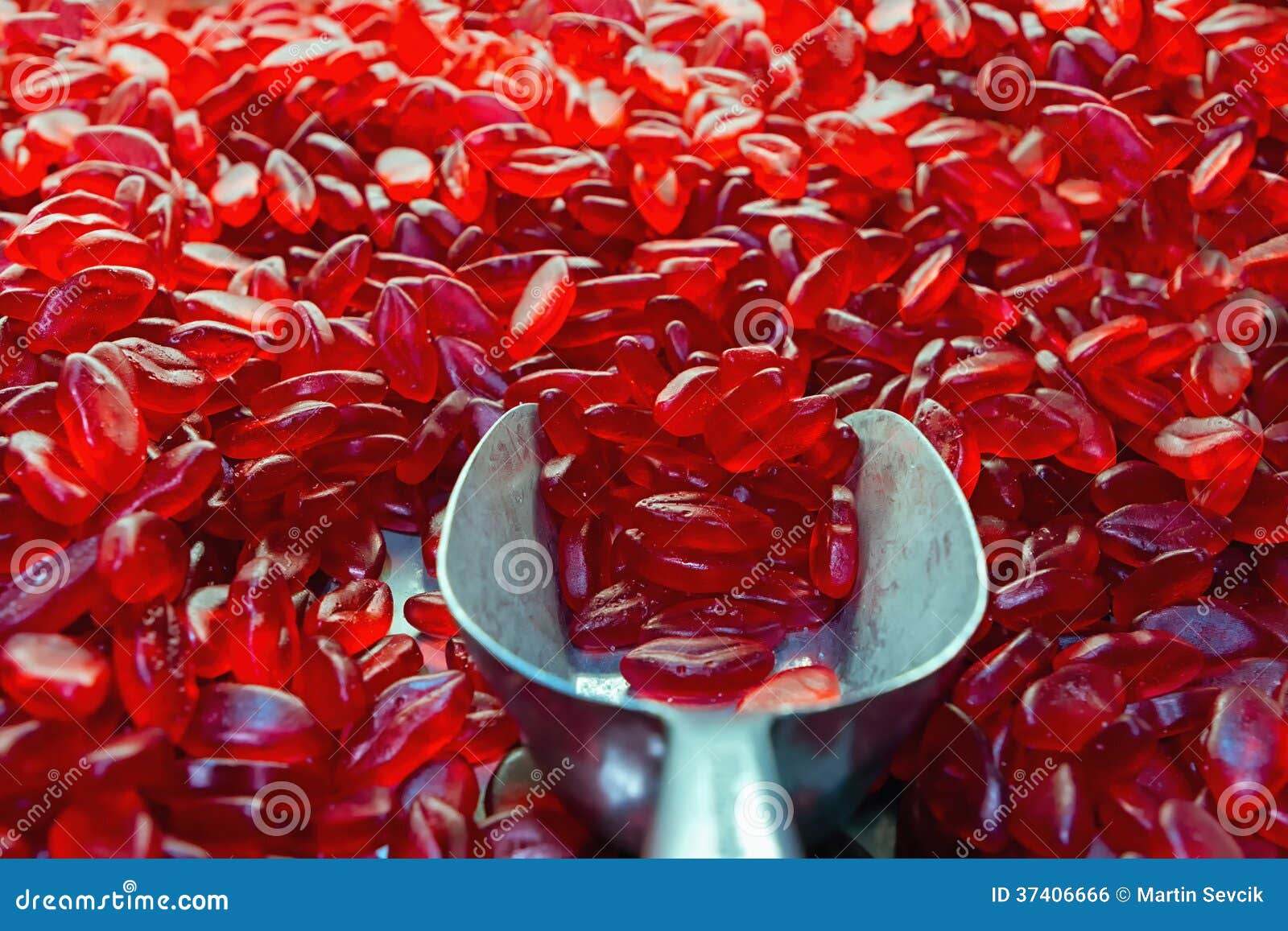 Red gelatinous candies stock photo. Image of fruit, drop - 37406666